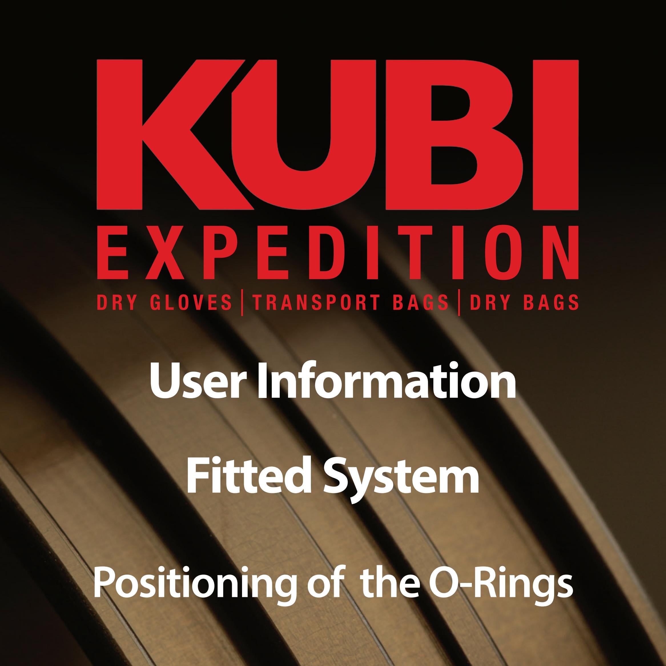 KUBI Dry Glove Systems - User Information - Fitted Cuff Side Only ...
