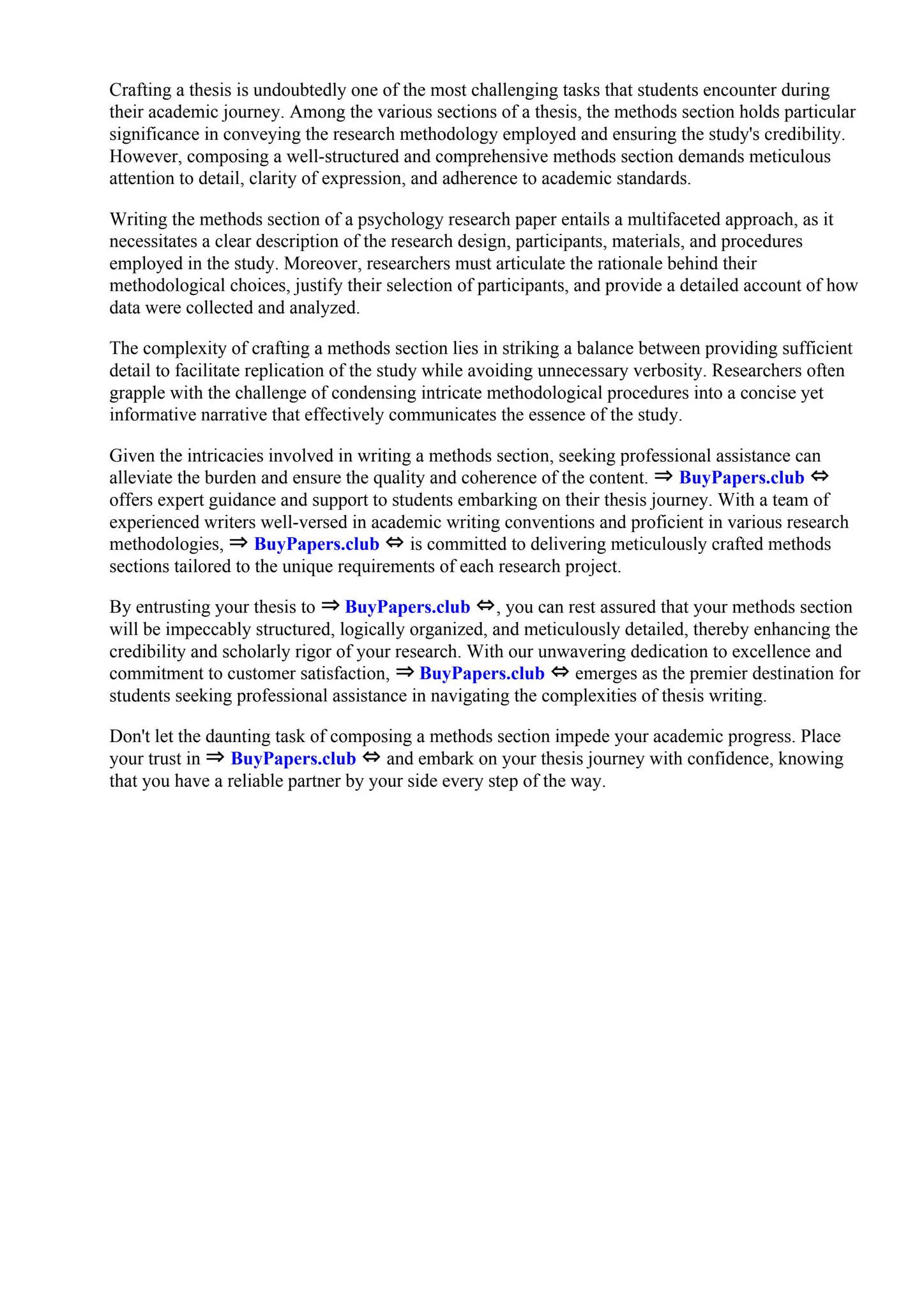 Example Methods Section Psychology Research Paper by San Joaquin Delta ...