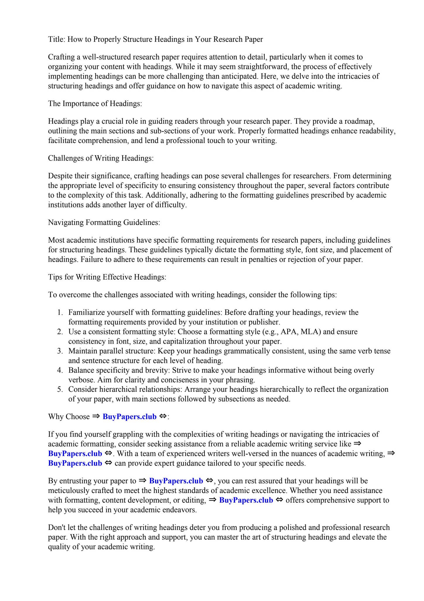 How To Put Headings In A Research Paper by Stautzenberger College - Issuu