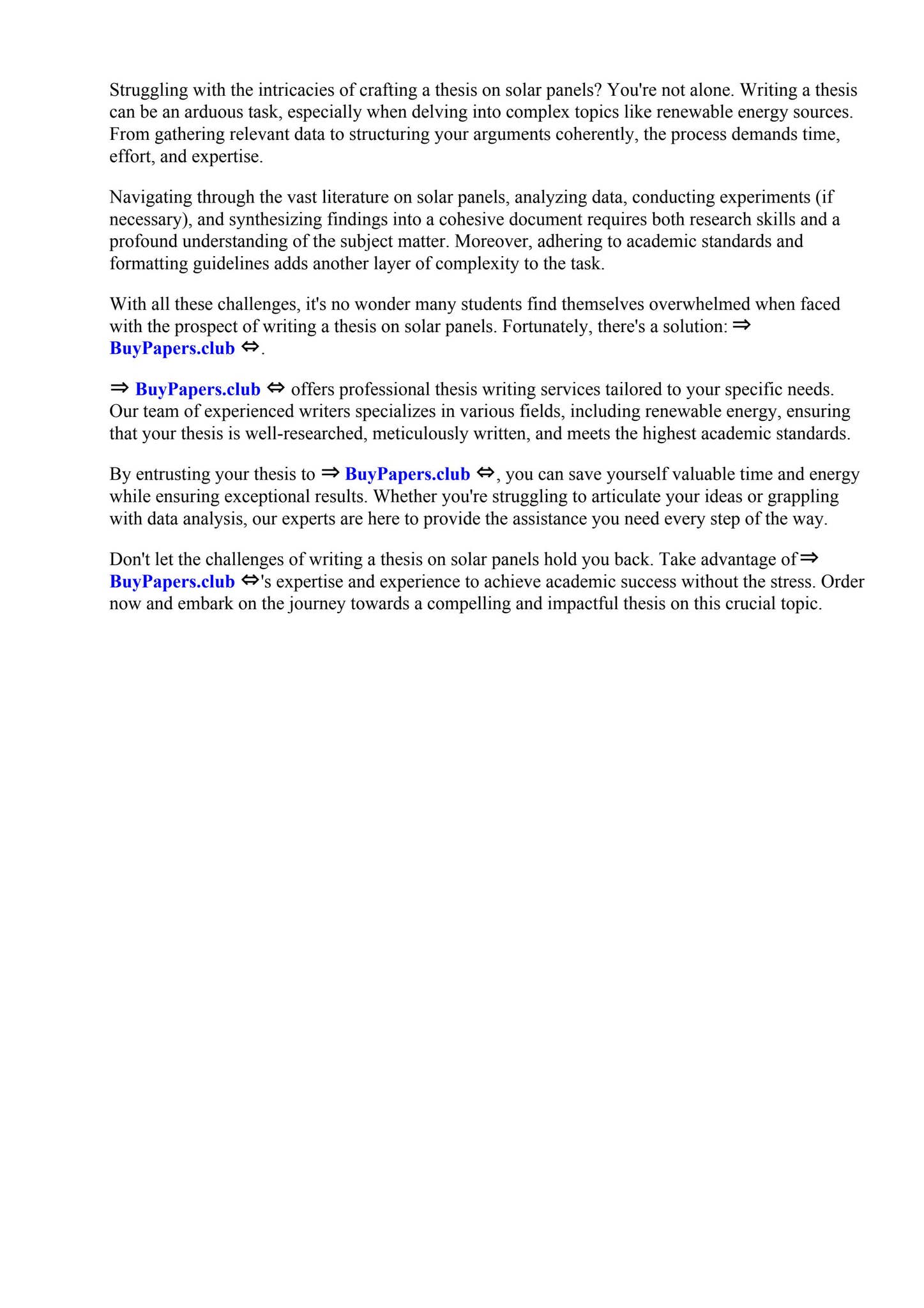 Research Paper Solar Panels by California State University Dominguez ...