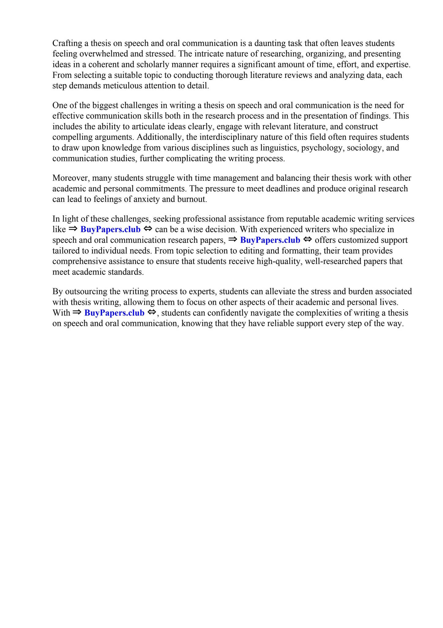 Speech And Oral Communication Research Paper by Trident Technical ...