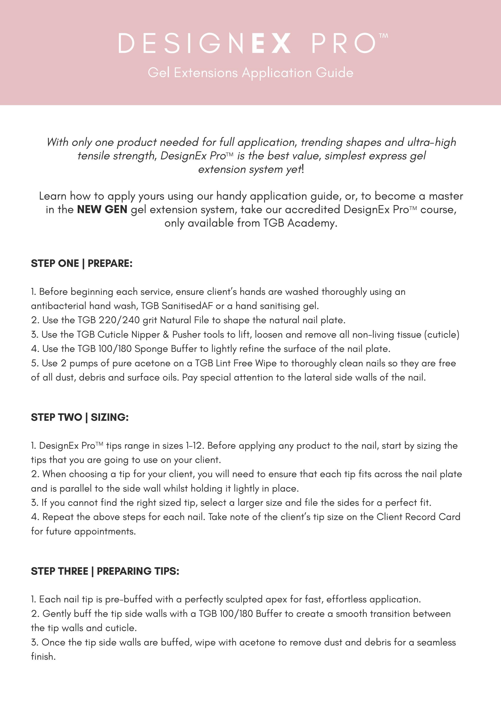 The GelBottle Designex Pro Application Guide by Salons Direct - Issuu