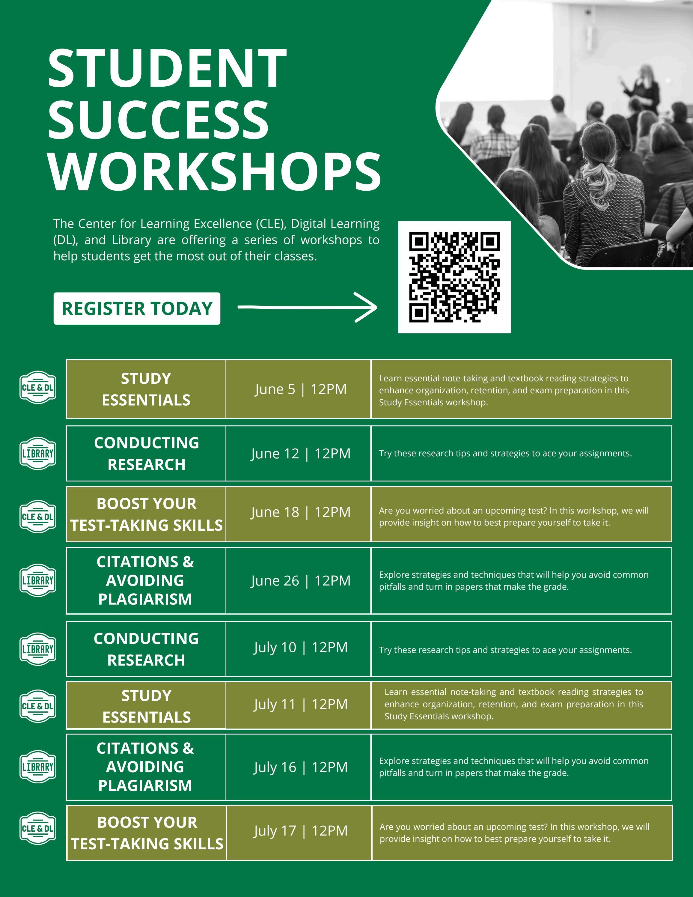 Free Student Success Workshops by stc3 - Issuu