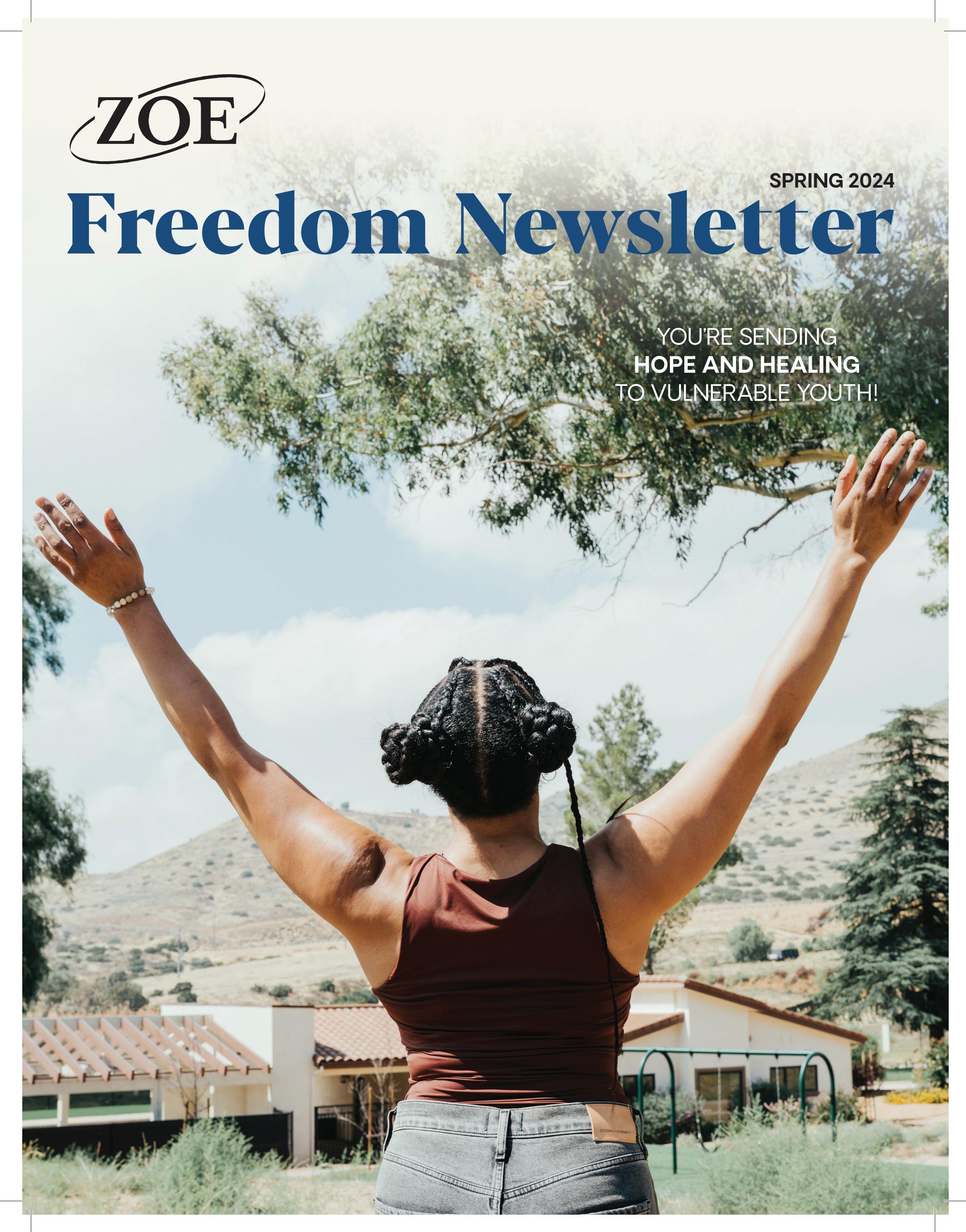 Spring 2024 Freedom Newsletter by gozoe - Issuu