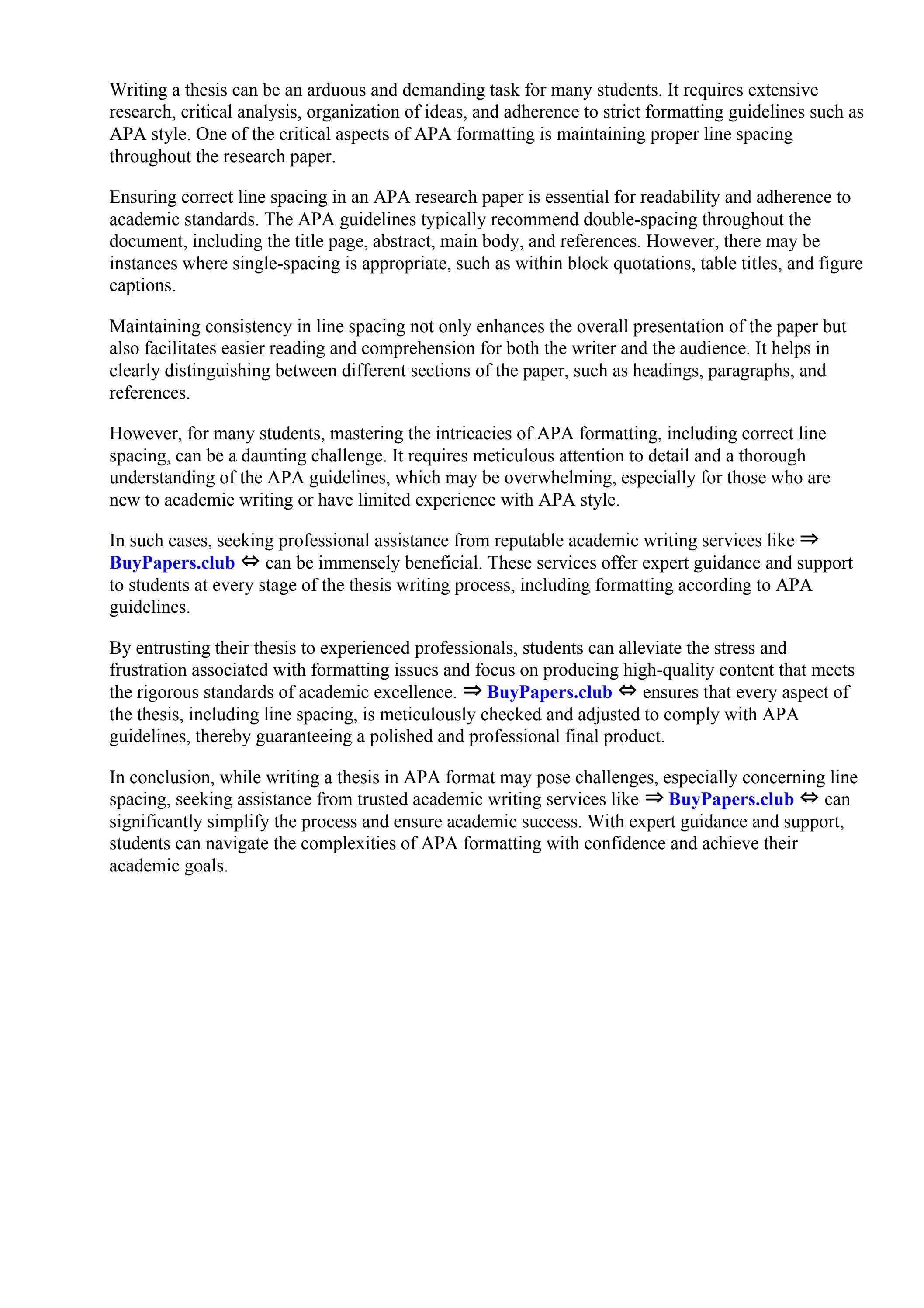 Apa Research Paper Line Spacing by Augusta Technical College - Issuu