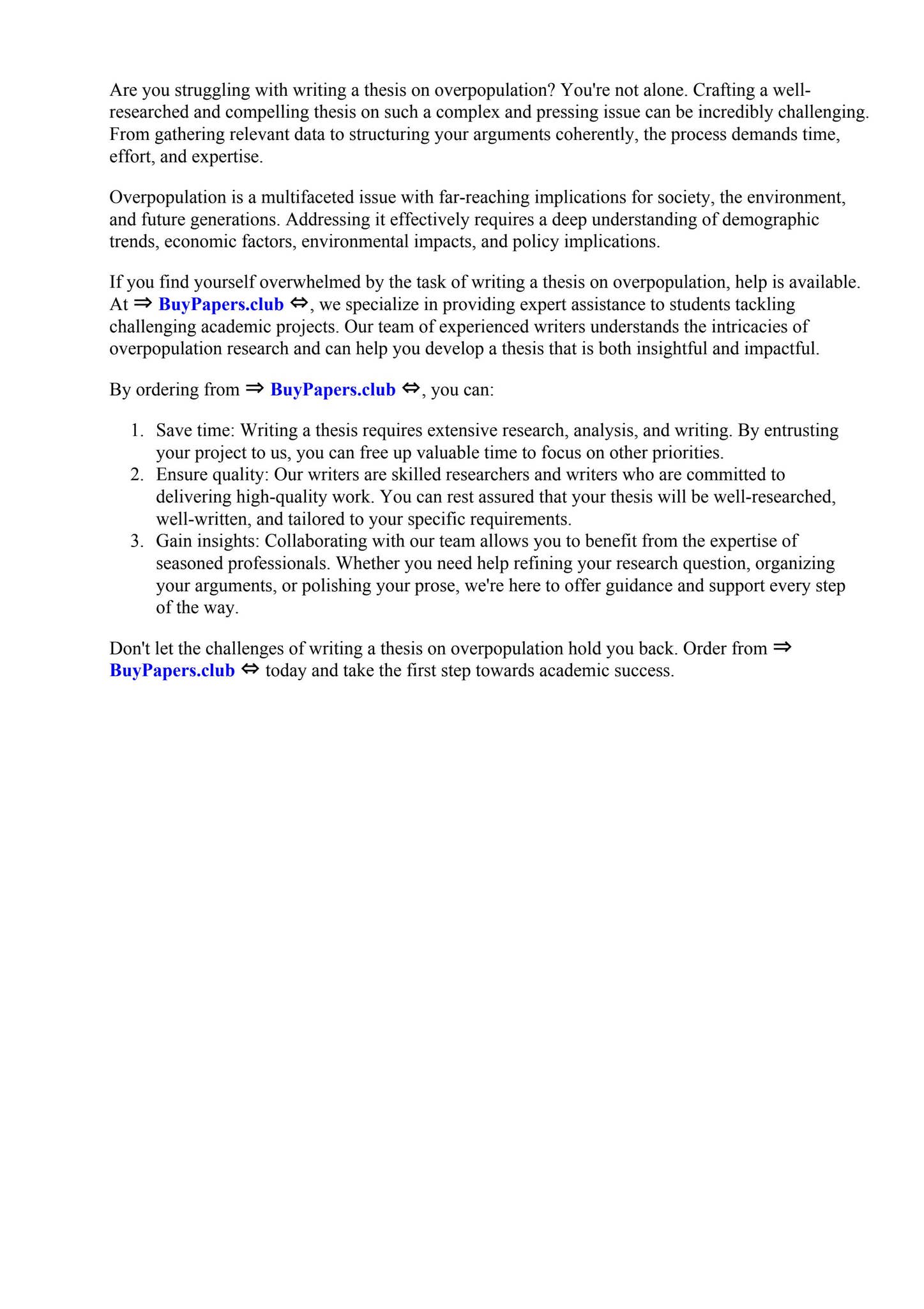 Overpopulation Research Paper Example by Central Lakes College - Issuu