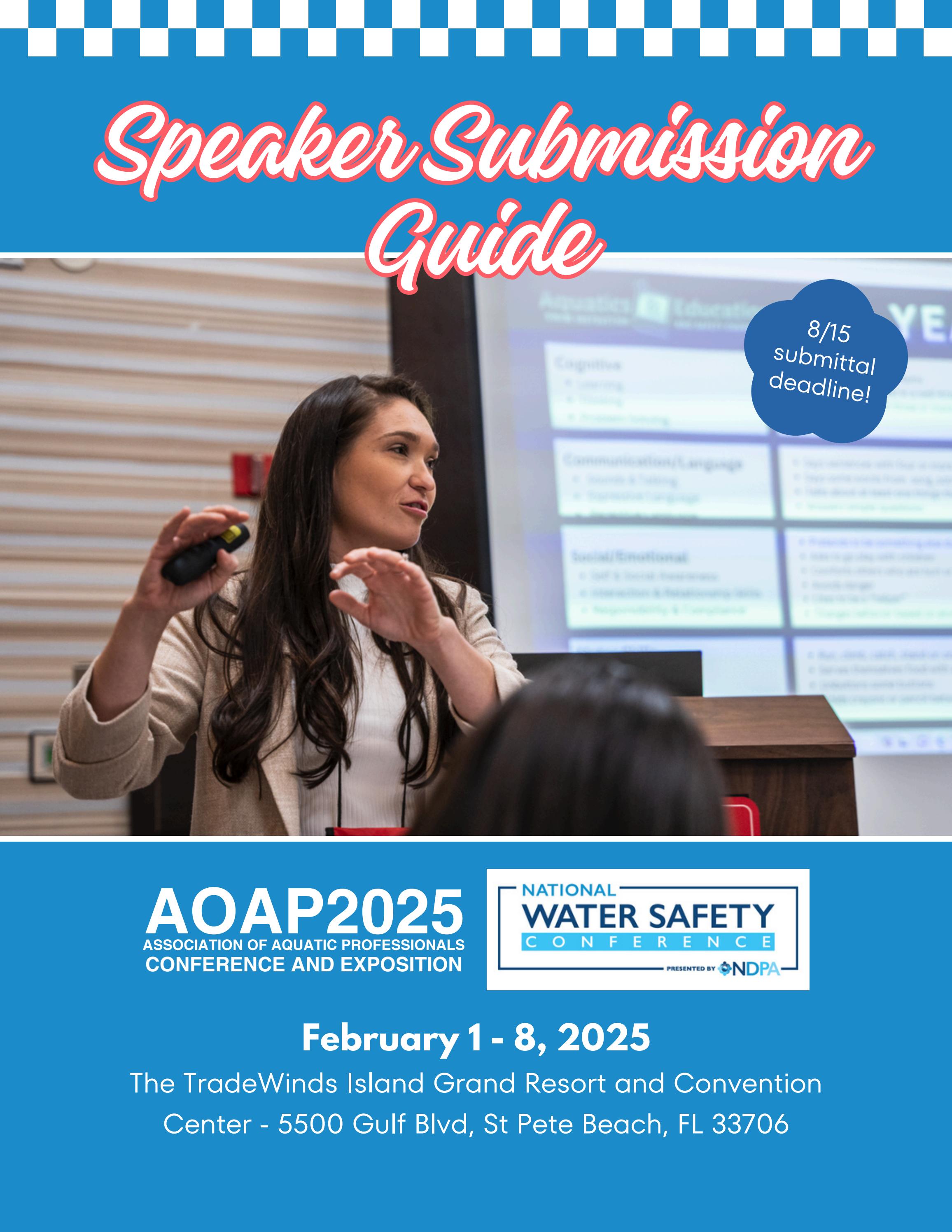 Speaker Submission Guide by Association of Aquatic Professionals - Issuu