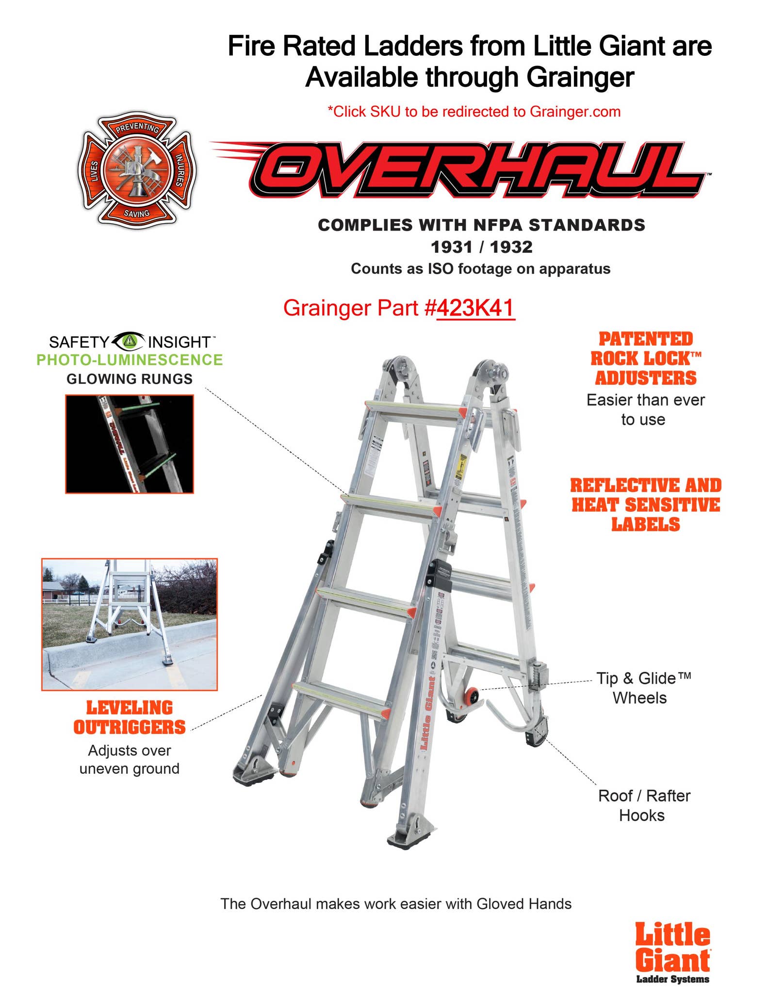Little Giant Ladders: Overhaul Fire Rated Ladder by ISI Marketing ...