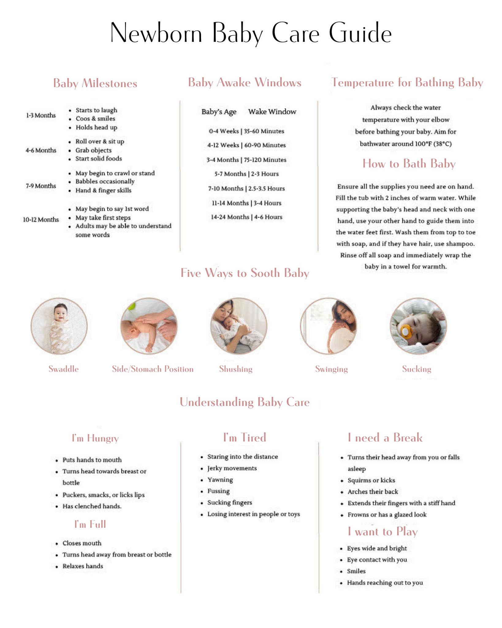 Newborn Baby Care Guide by Kellyn Wilson - Issuu