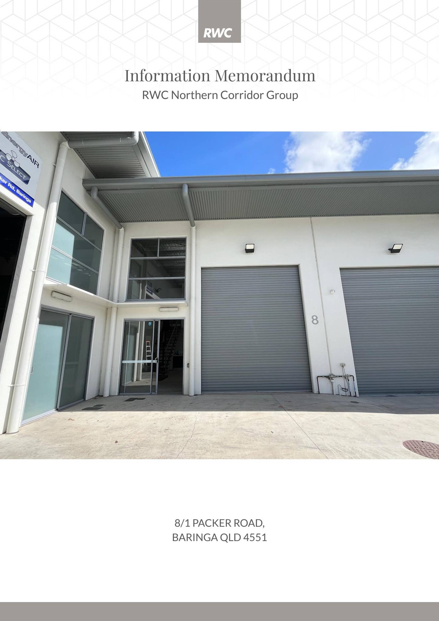IM | 8/1 Packer Road, Baringa | RWC Northern Corridor Group by Ray ...