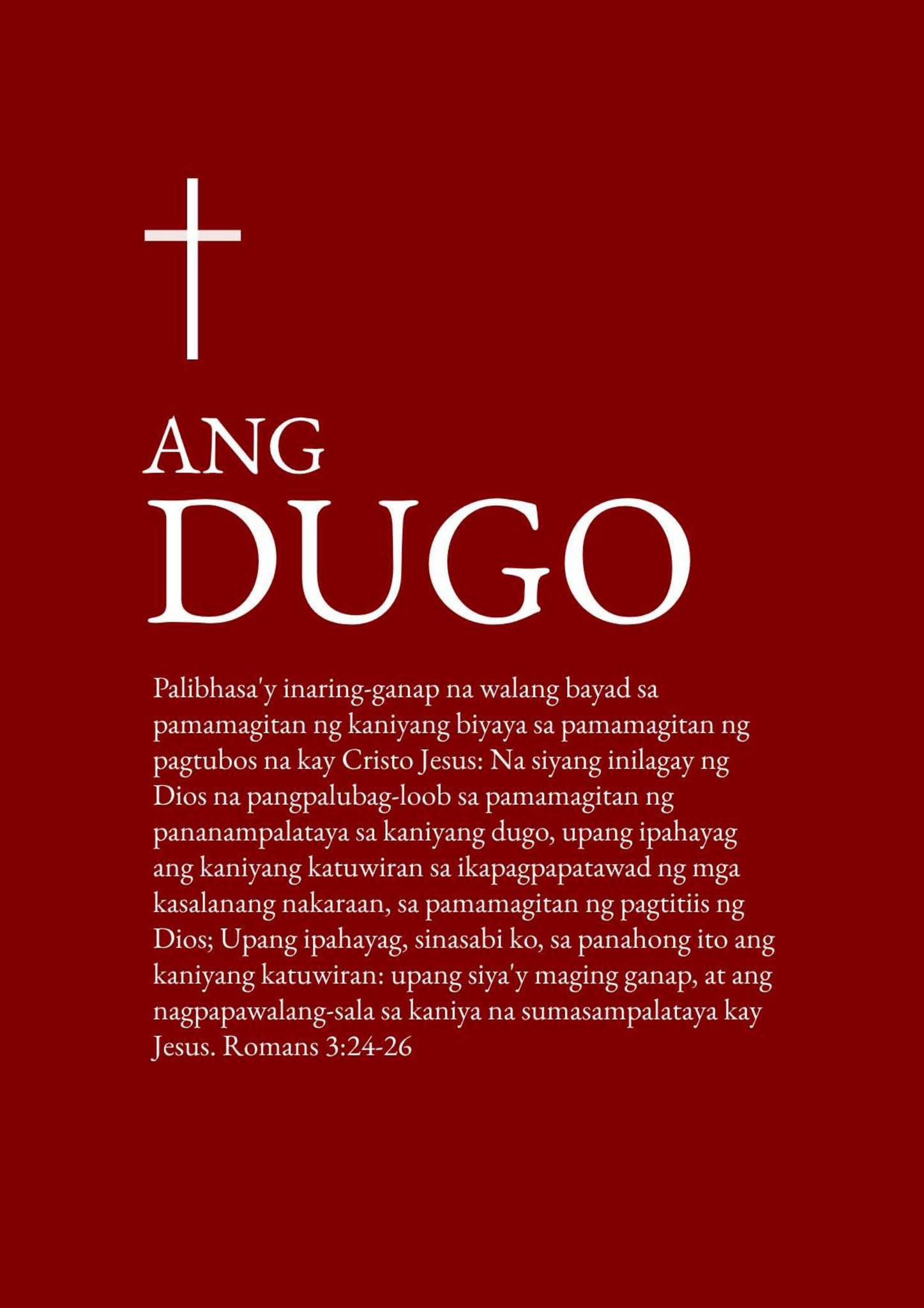 Tagalog - The Precious Blood of Jesus Christ by Filipino Tracts and ...