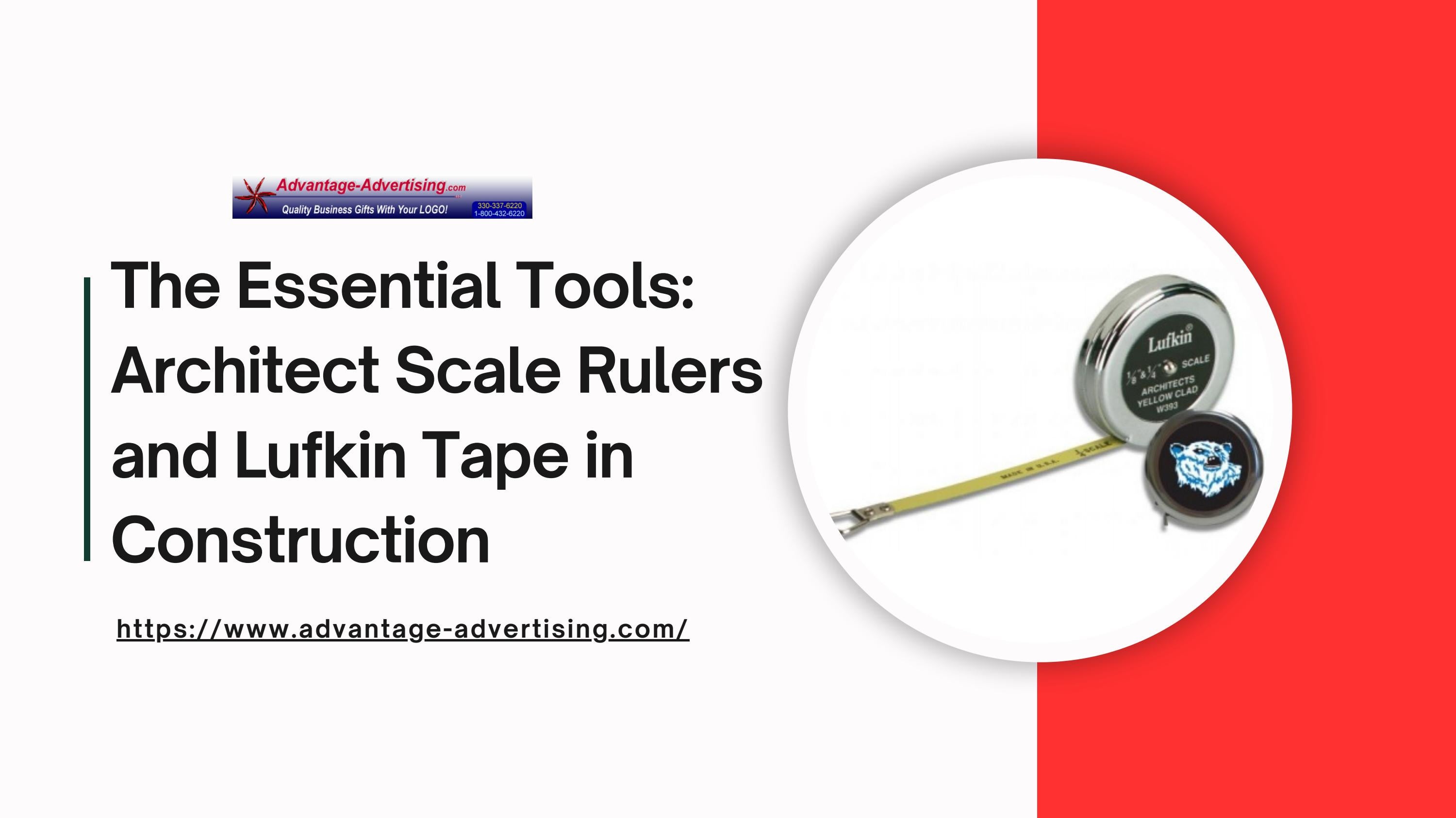 The Essential Tools: Architect Scale Rulers and Lufkin Tape in ...