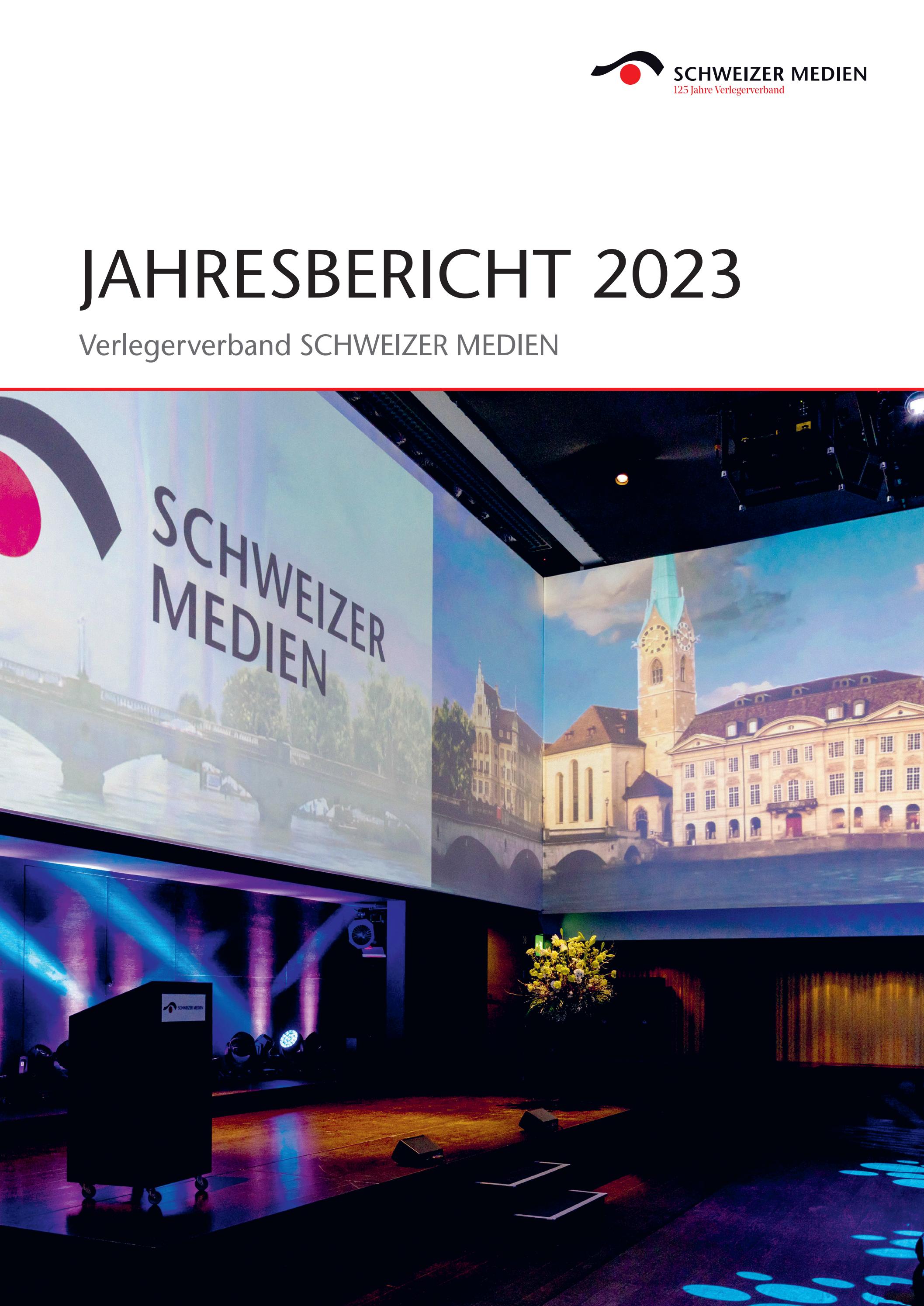 Jahresbericht 2023 by Verlegerverband SCHWEIZER MEDIEN - Issuu