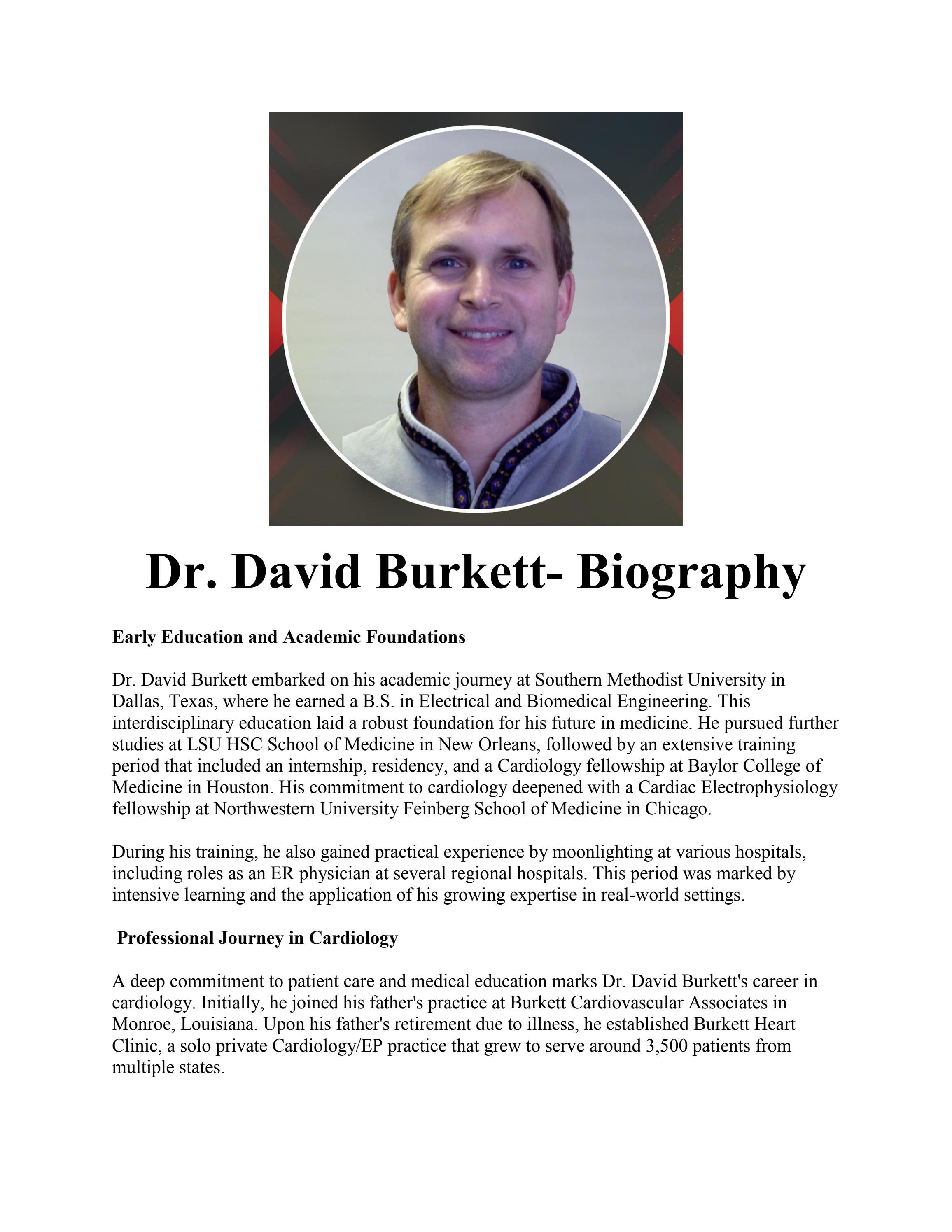 Biography of Dr. David Burkett by Dr. David Burkett - Issuu
