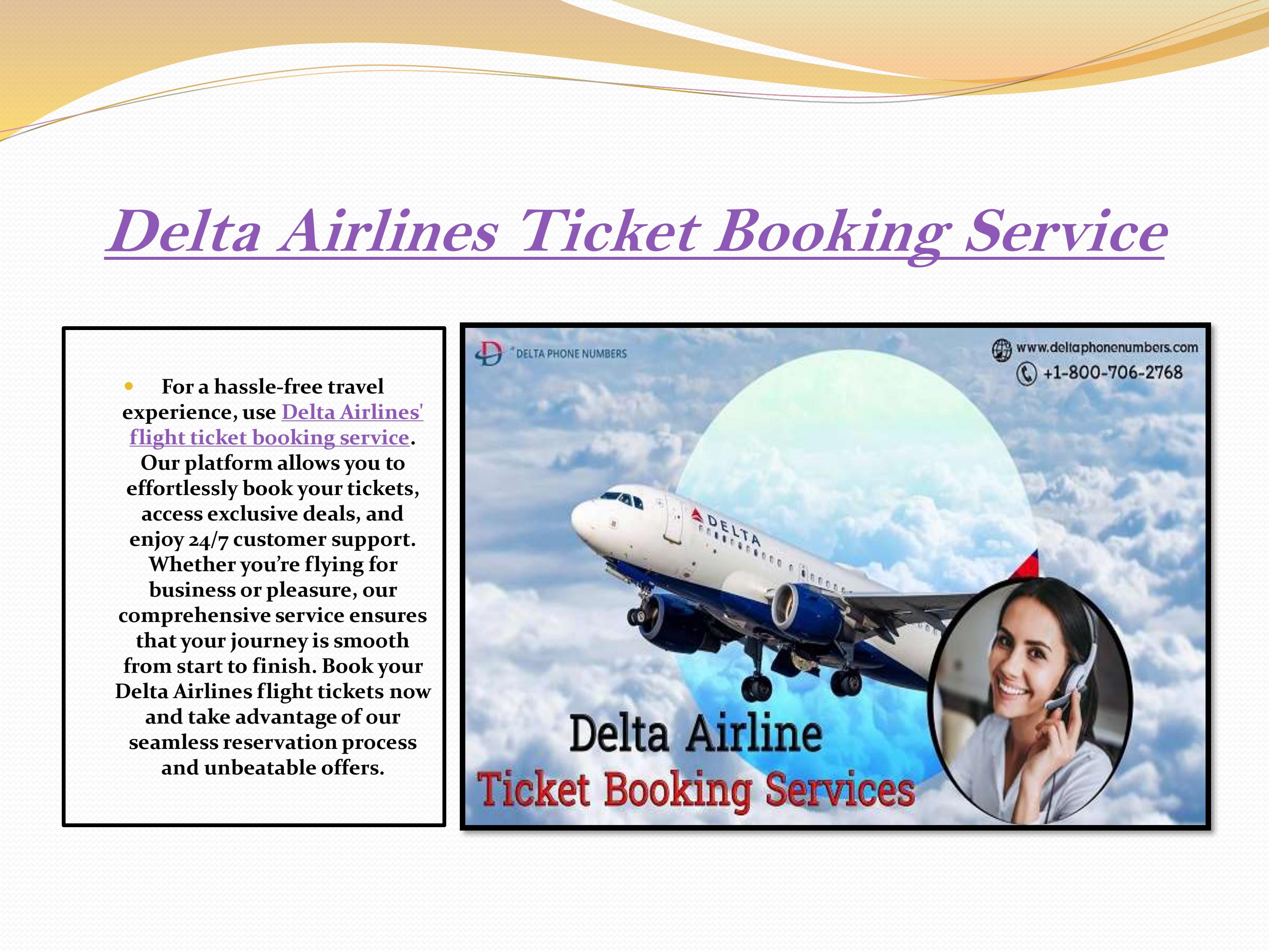 Delta Plane Ticket