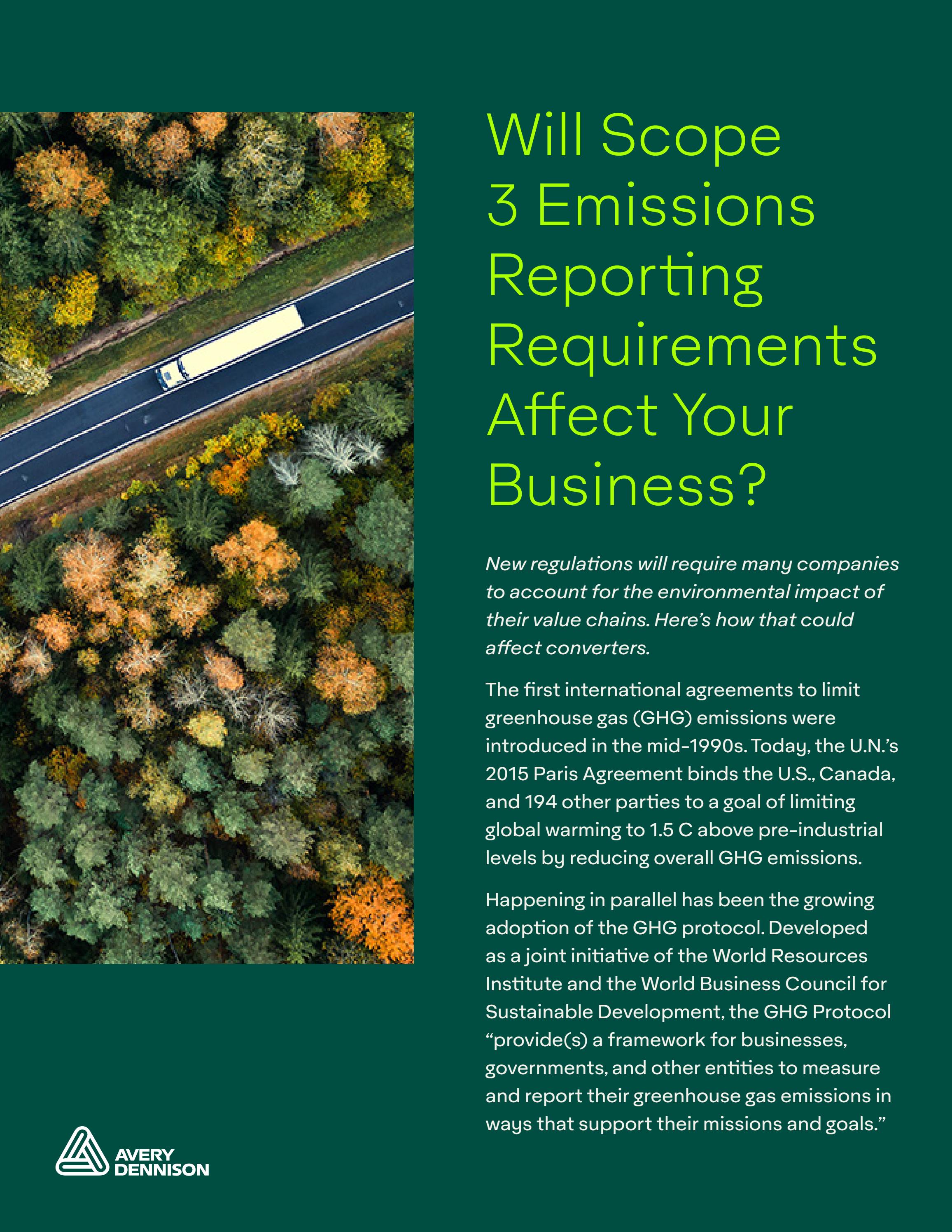 Will Scope 3 Emissions Reporting Requirements Affect Your Business? by ...