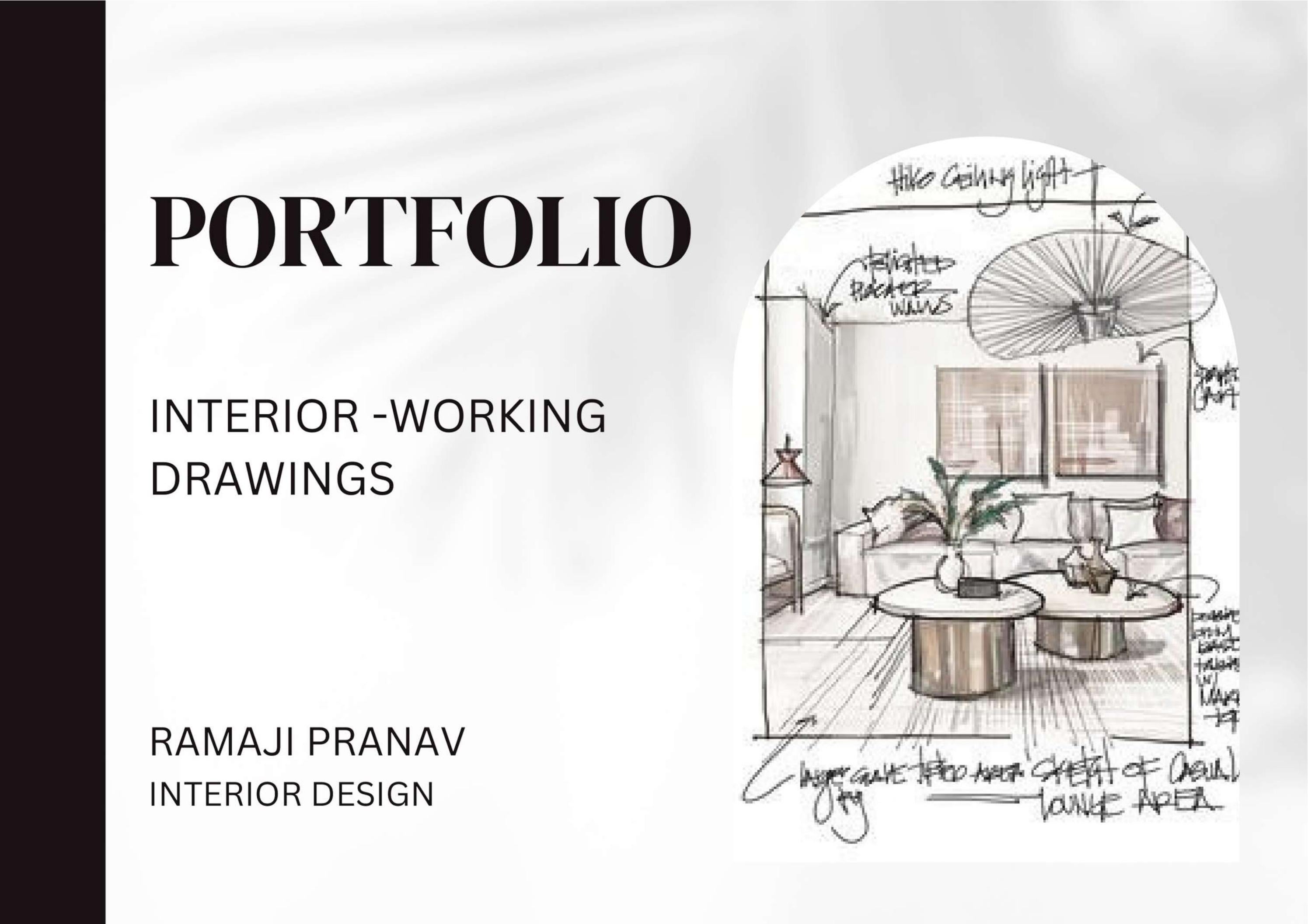 Working drawings Interior Design Portfolio by Pranav Bala - Issuu