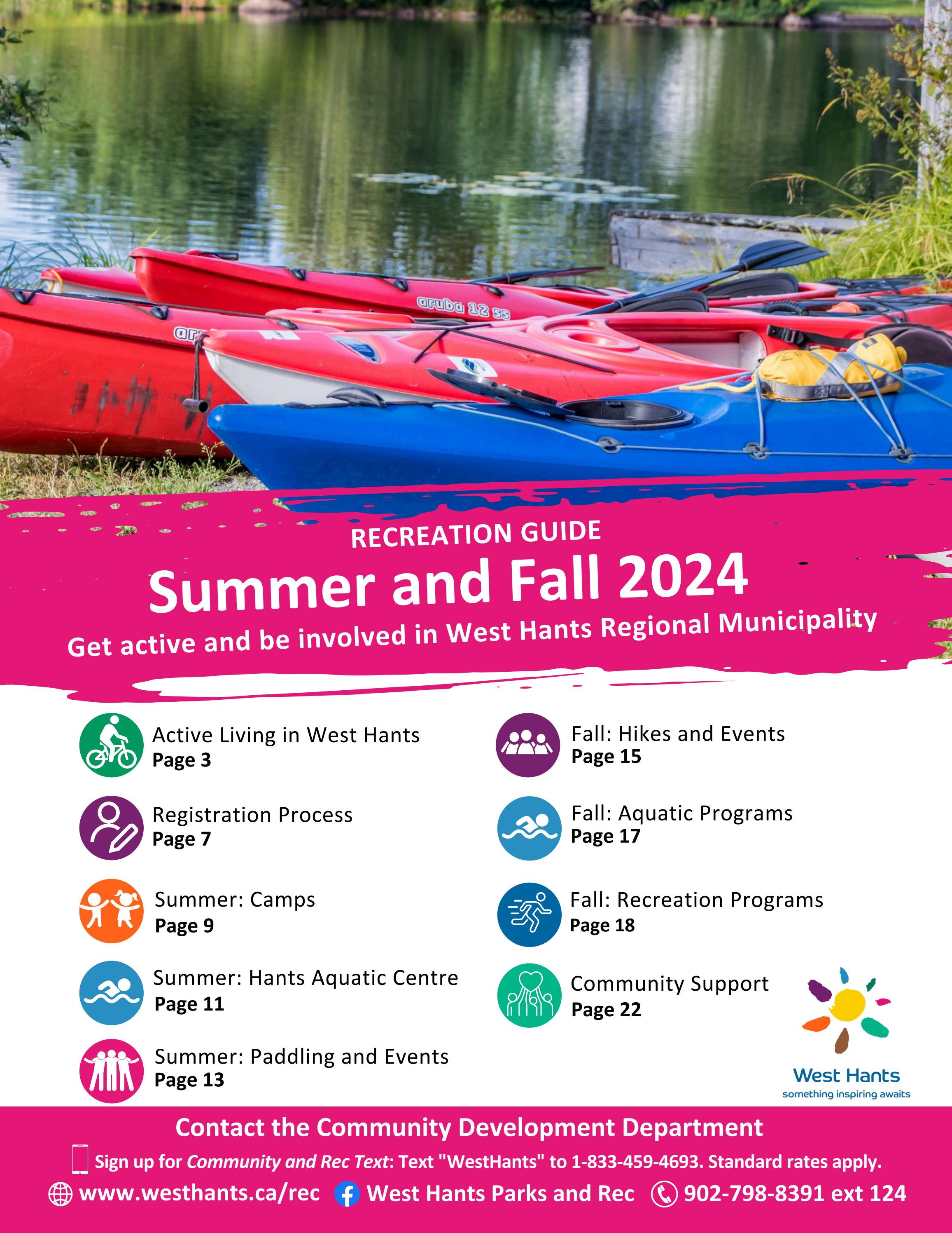 2024 West Hants Regional Municipality Recreation Guide for Summer ...
