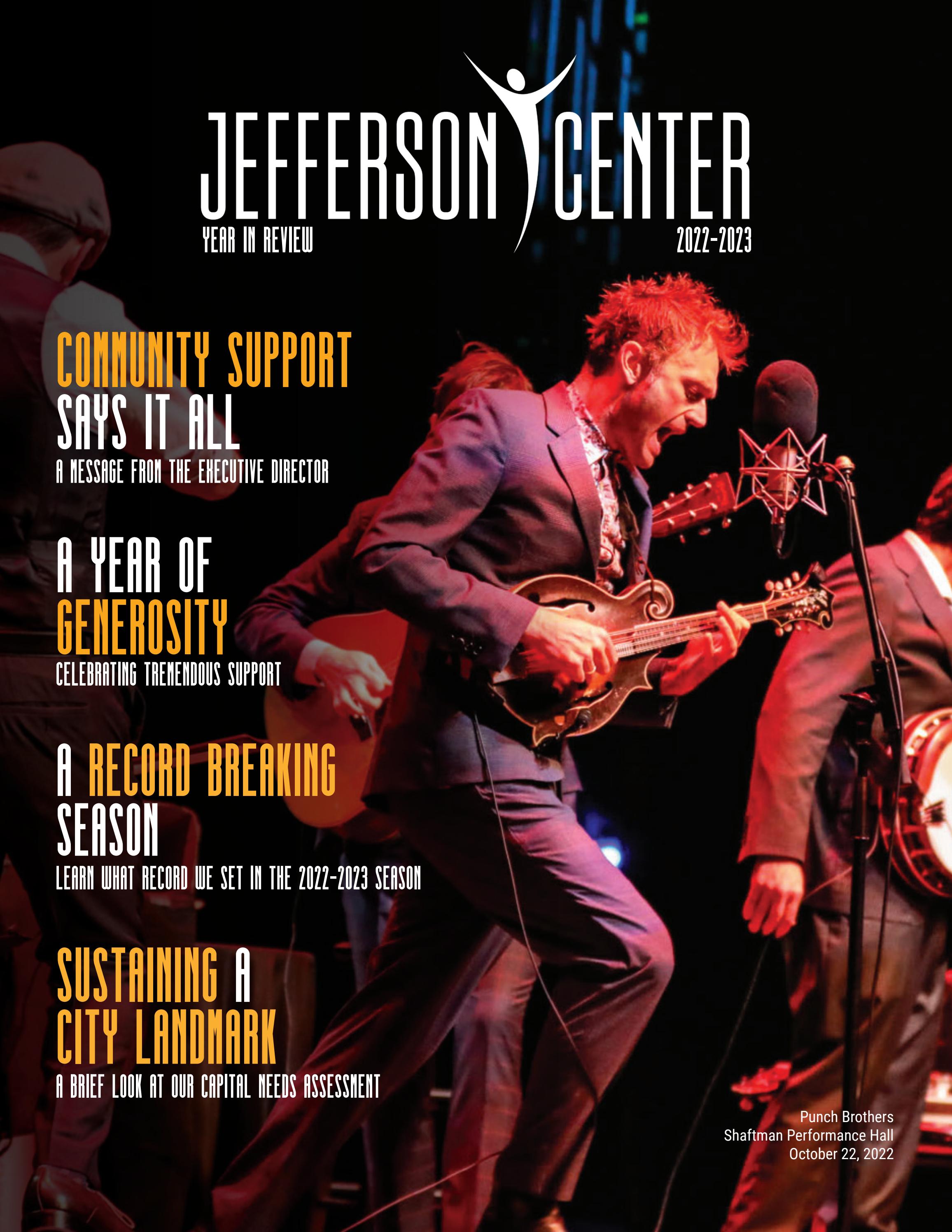 Jefferson Center 2022-2023 Year in Review by Jefferson Center - Issuu