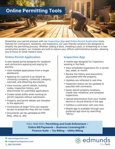Edmunds GovTech Online Permitting Tools by Edmunds GovTech - Issuu