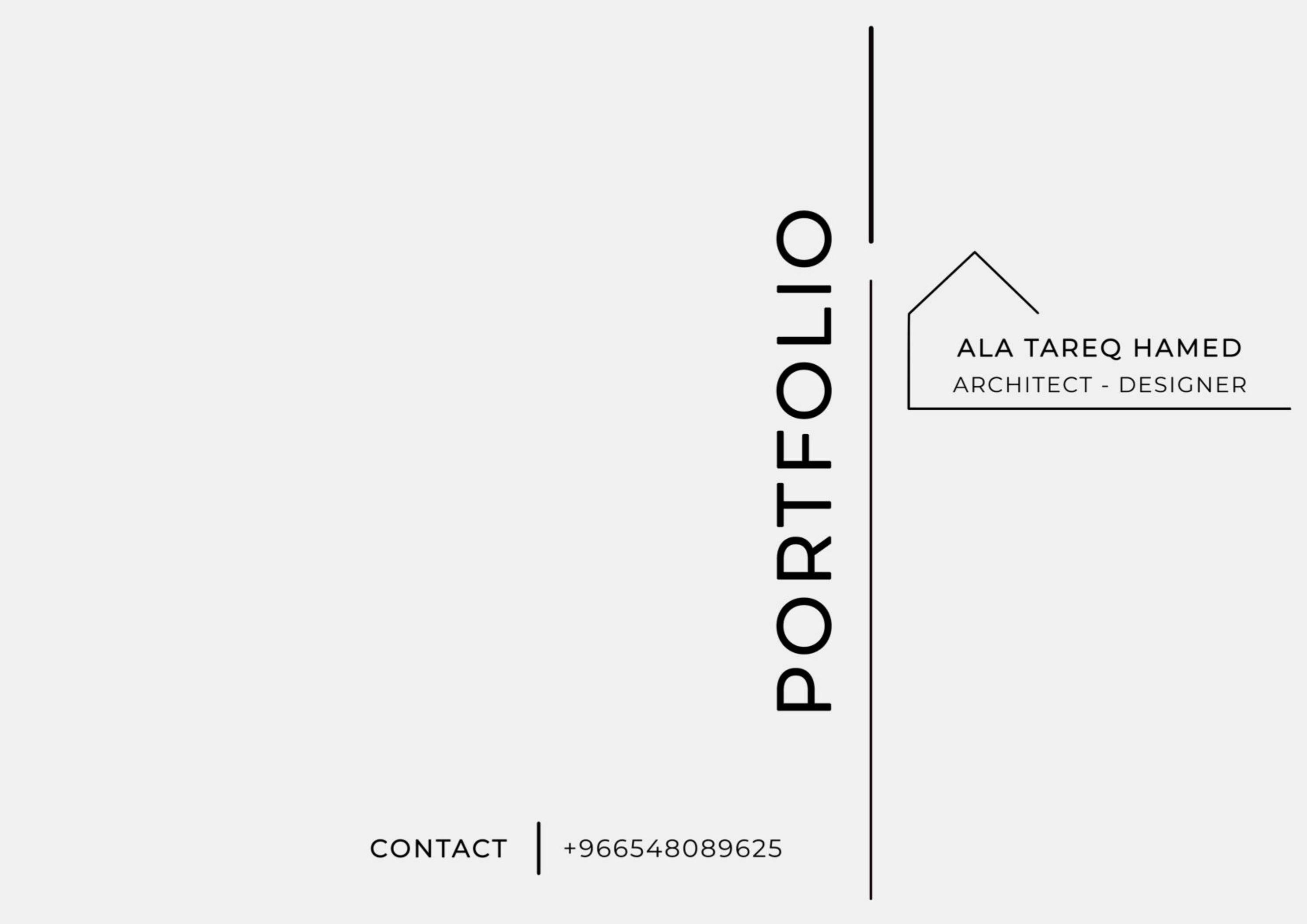 Architectural Portfolio - Ala Tareq Hamed by ala tareq - Issuu