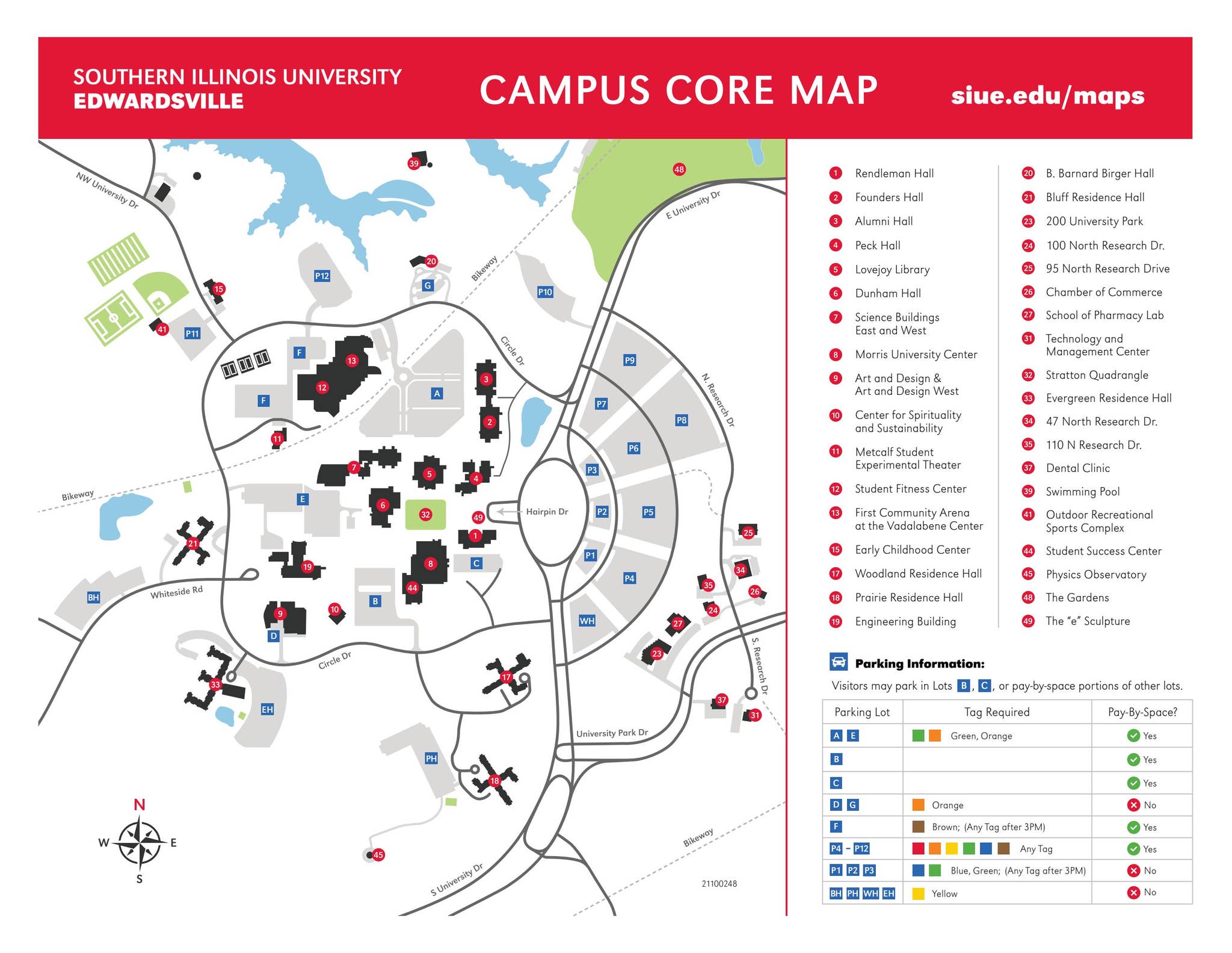 SIUE Campus Core Map - 2024 by SIUE - Issuu