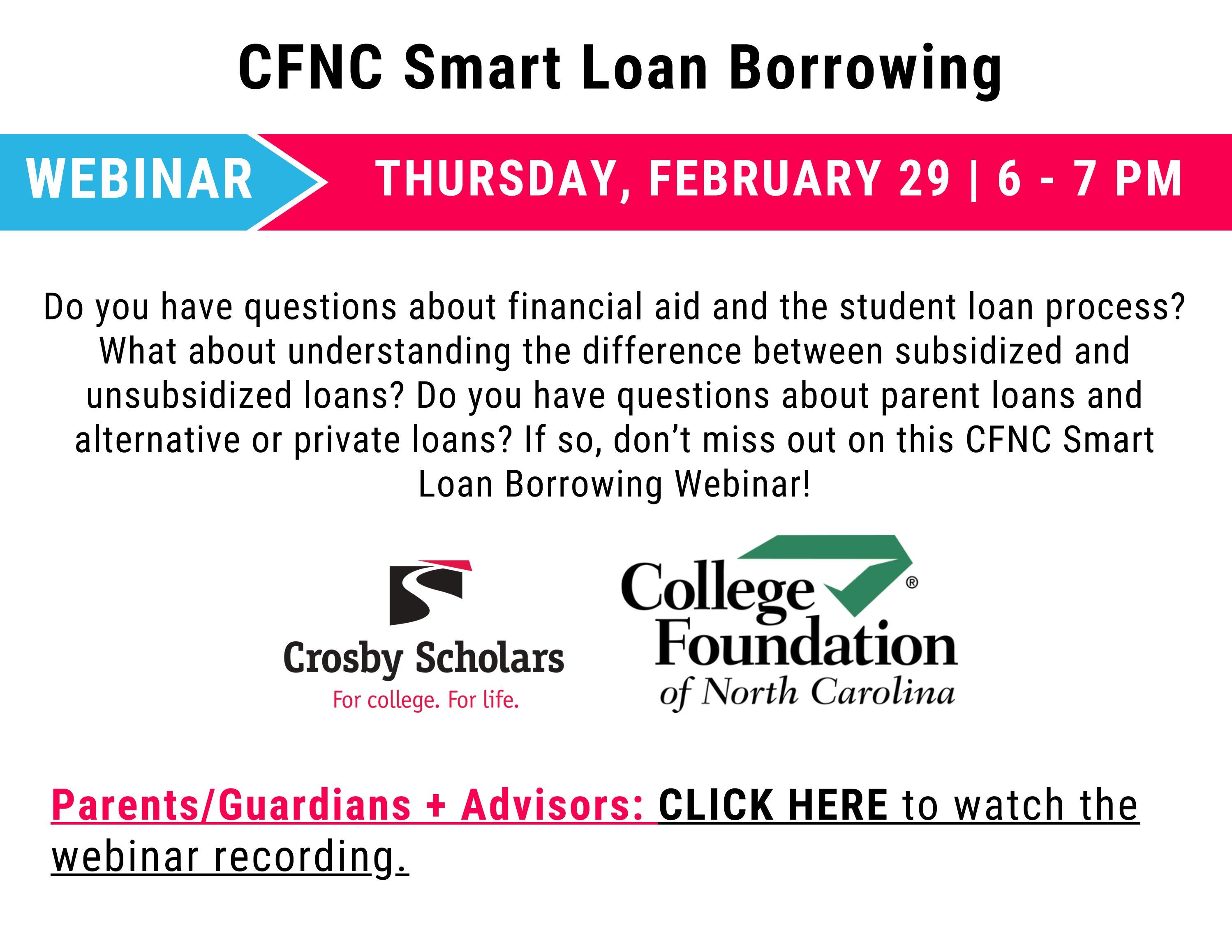 CFNC Smart Loan Borrowing Webinar by cscp - Issuu