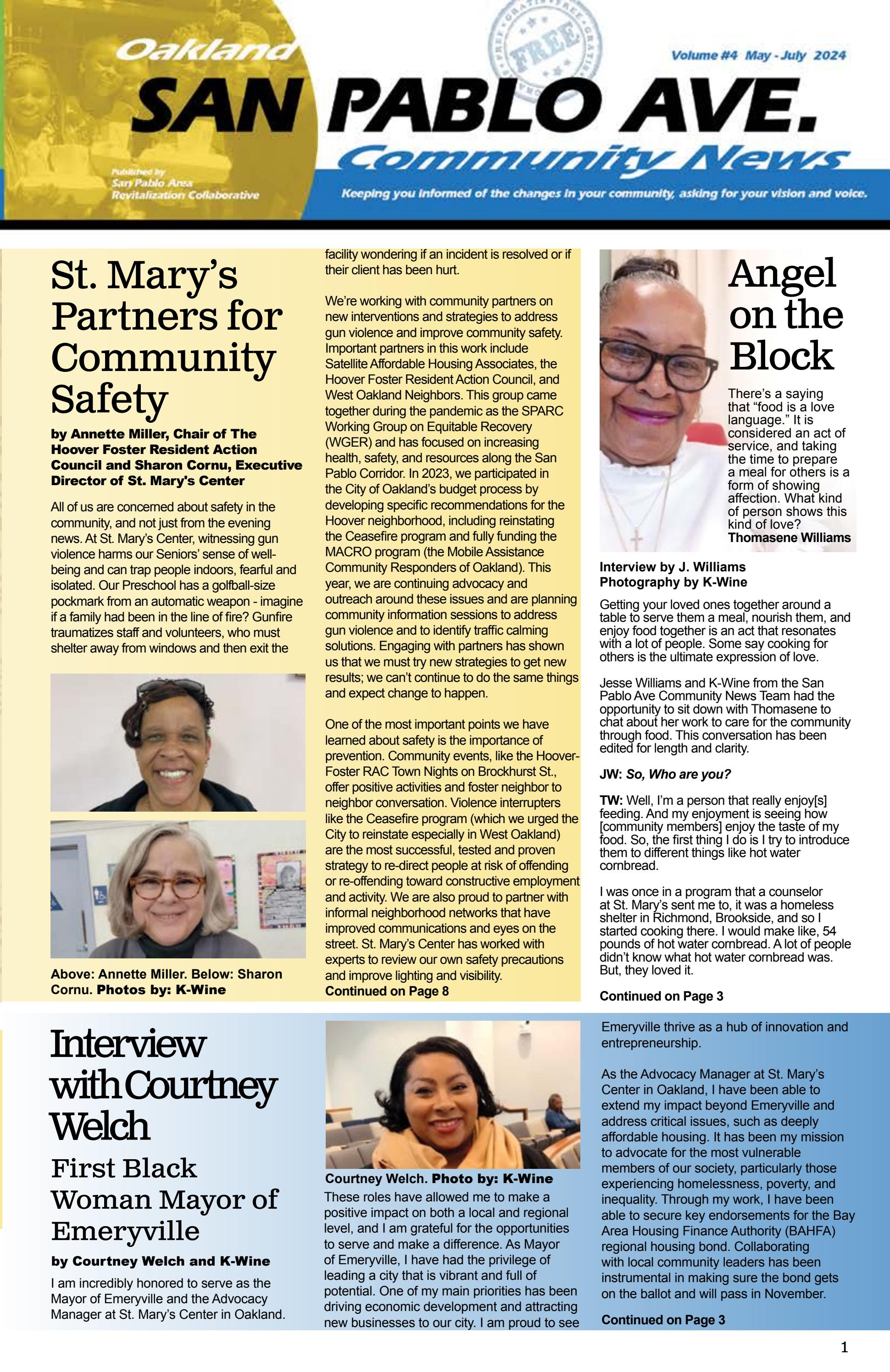 San Pablo Avenue Community Newspaper Edition 4 by ...