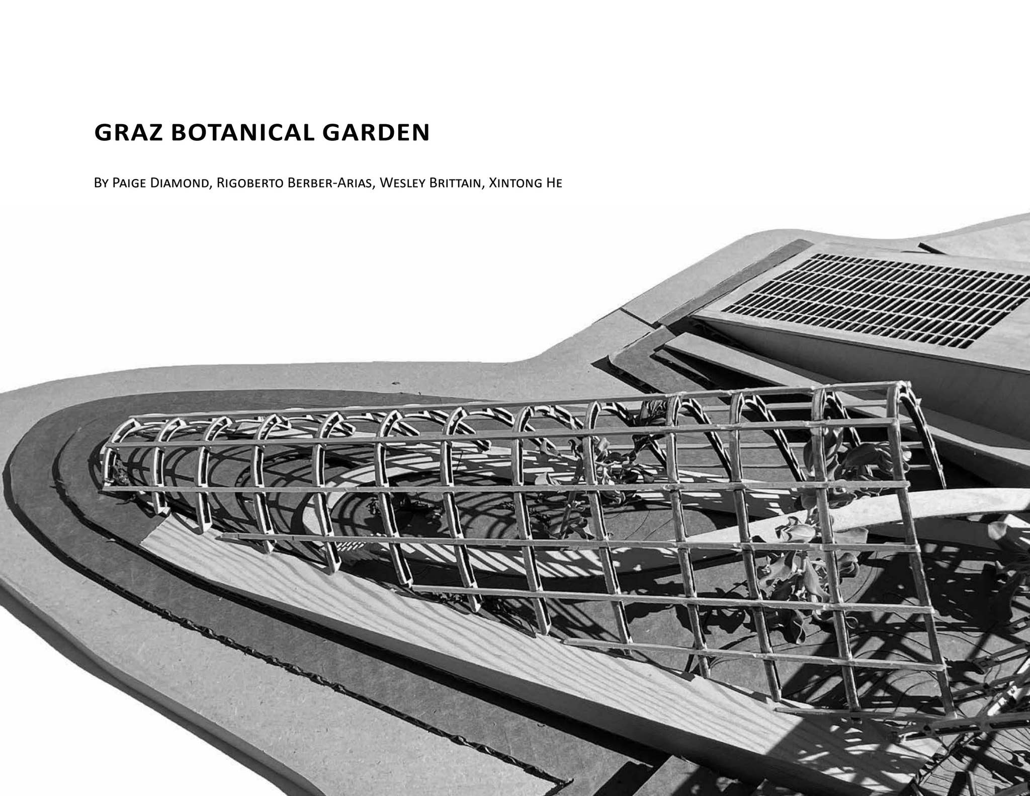 Xintong He | Architectural Portfolio | Graz Botanical Garden by Xintong ...