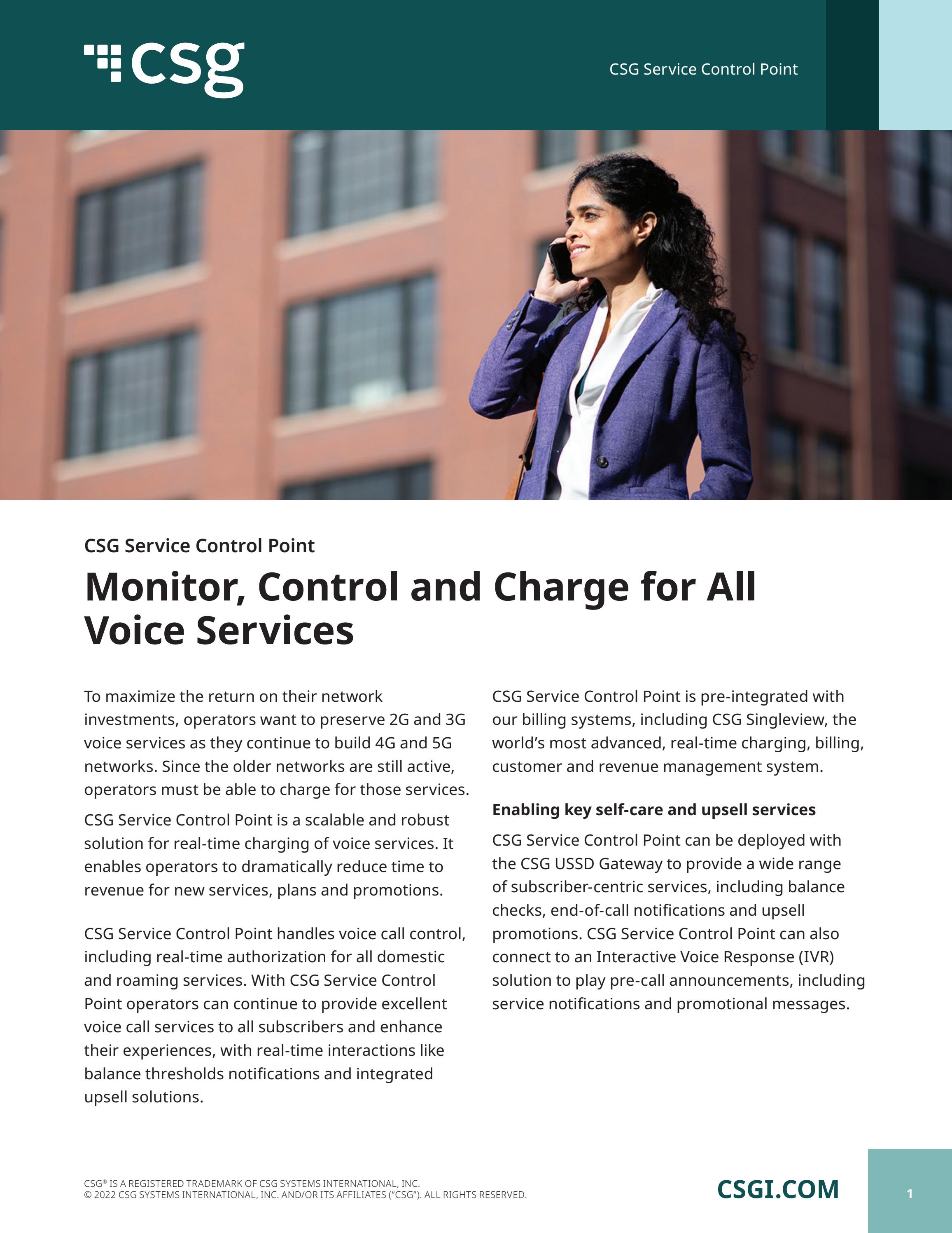 CSG Service Control Point by CSG Systems - Issuu