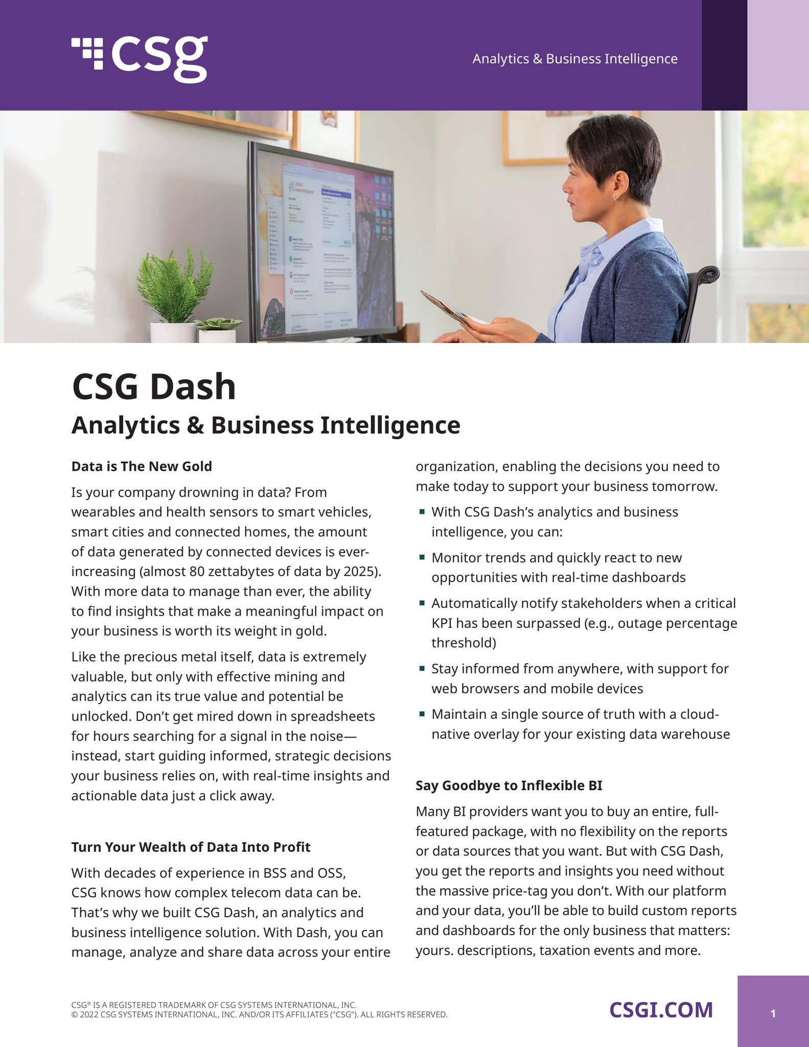 CSG Dash Datasheet by CSG Systems - Issuu