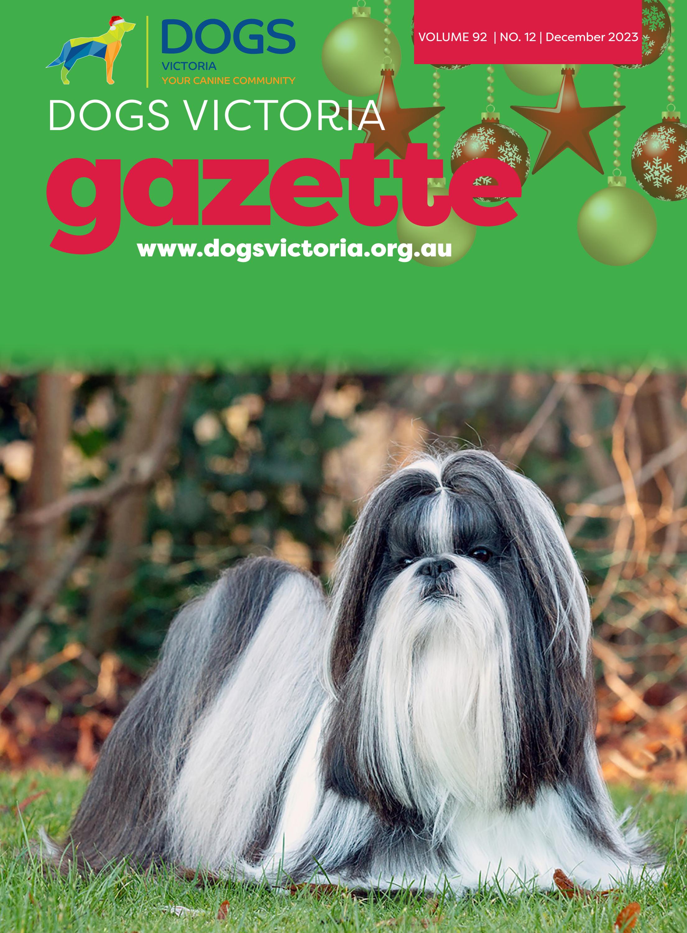 December 2023 Gazette by Dogs Victoria - Issuu