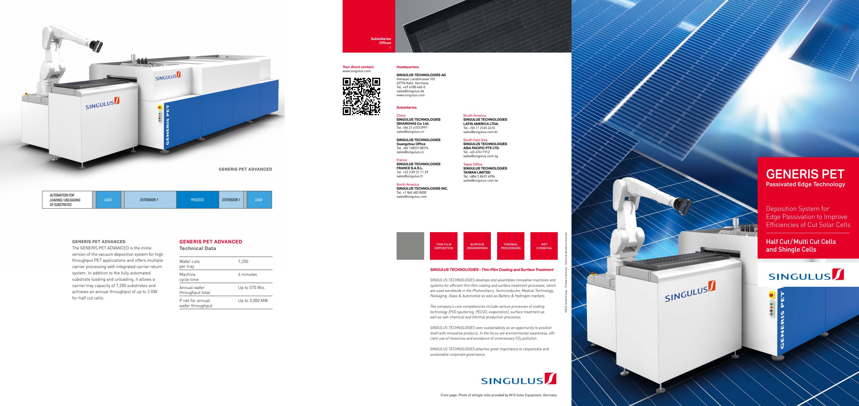 SINGULUS TECHNOLOGIES - GENERIS PET by Singulus Technologies - Issuu