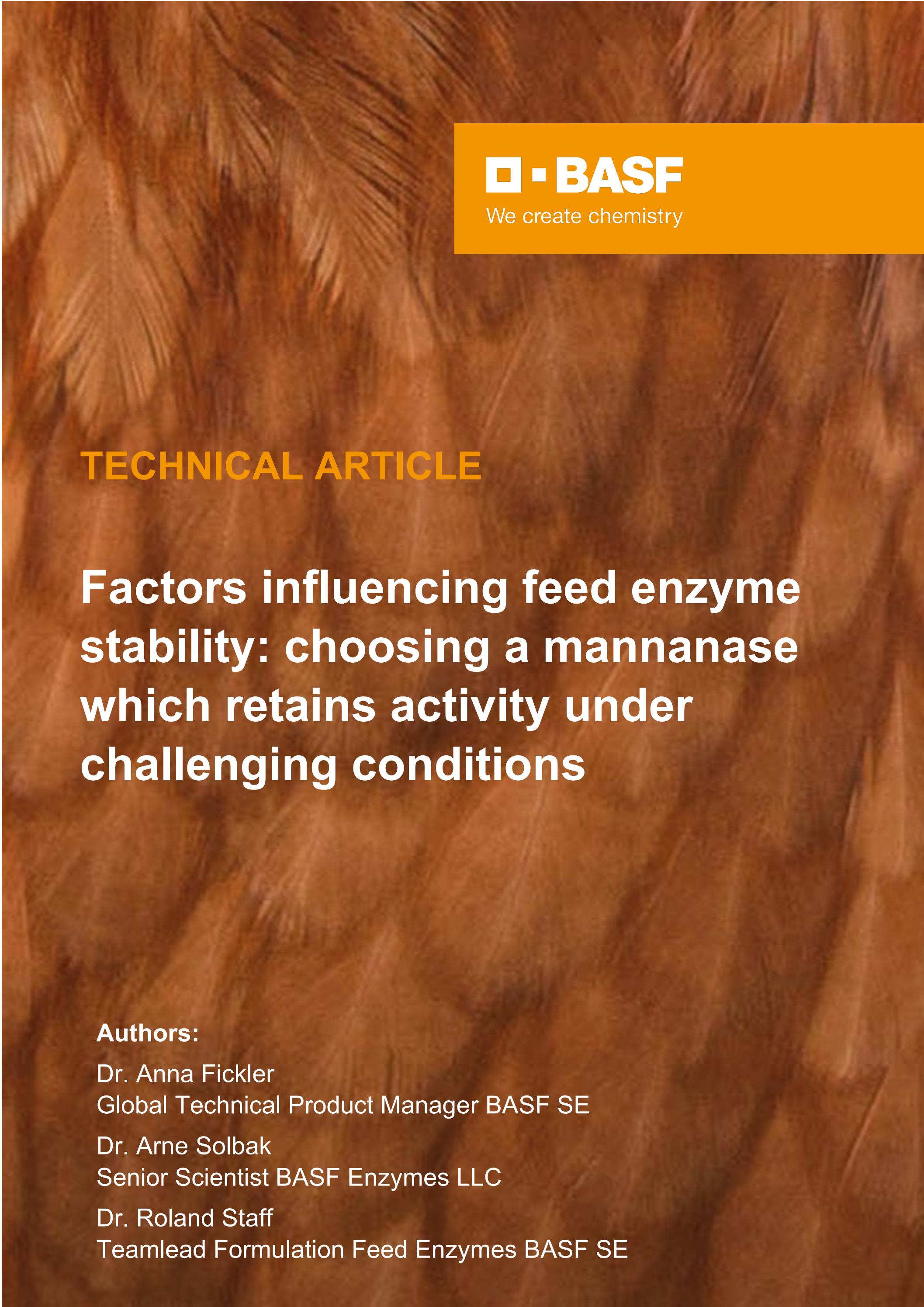 Factors influencing feed enzyme stability and how Natupulse® TS ...