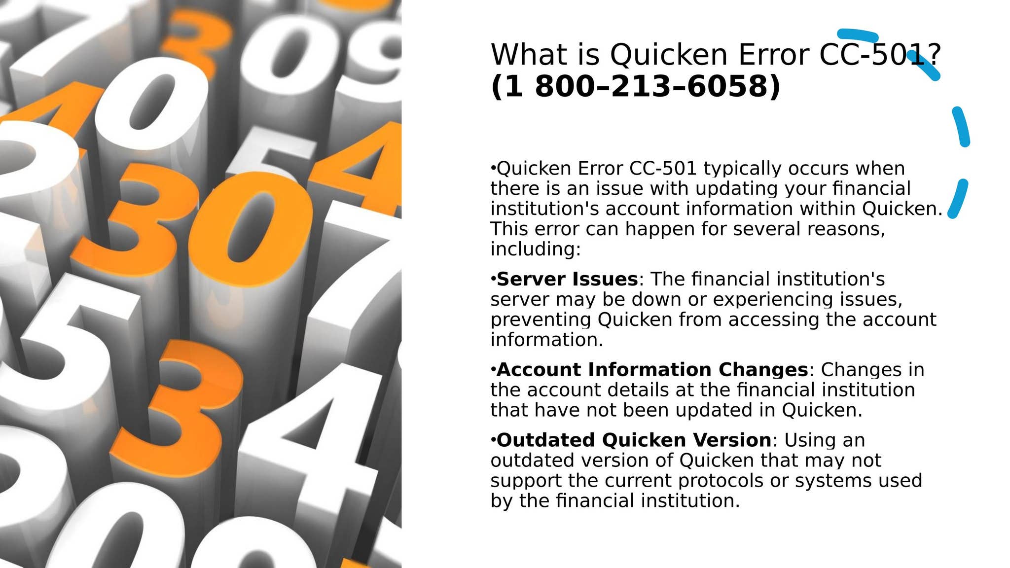 How to Fix Quicken Error CC-501(1 800–213–6058) by Tesspro - Issuu