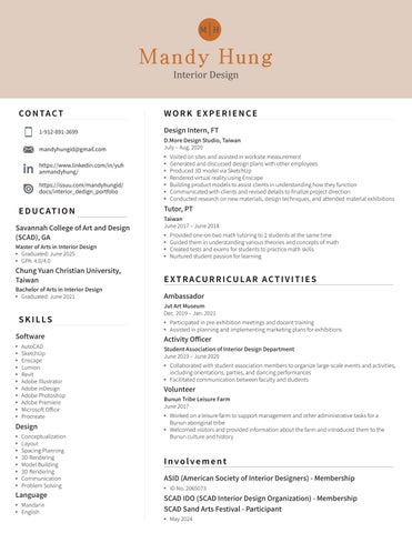Mandy-Resume by Yu-Han Hung - Issuu
