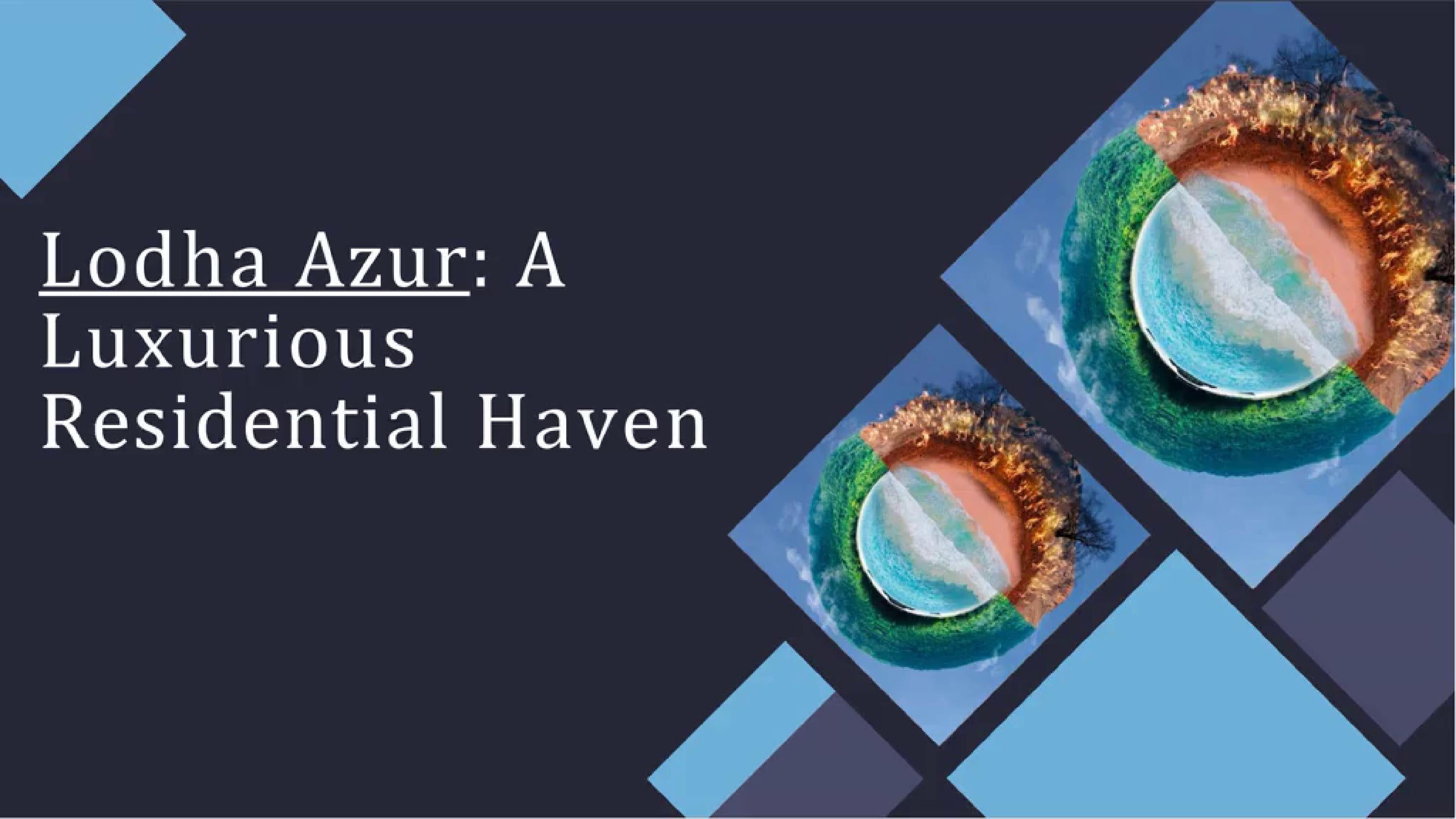 New Launched Apartments In Banneragatta Road By Lodha Azur by Lodha ...