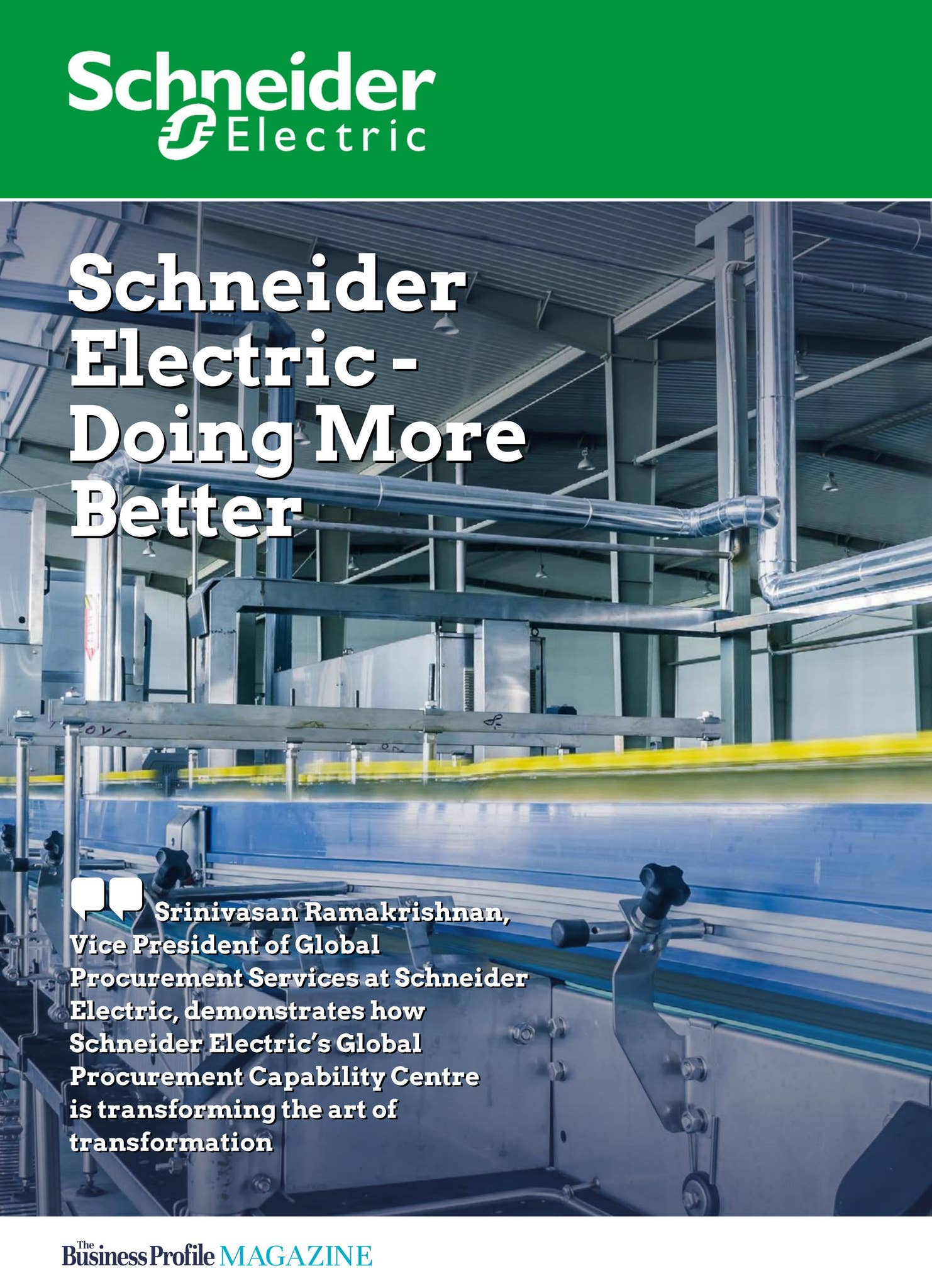 Schneider Electric - Doing More Better by The Business Profile - Issuu