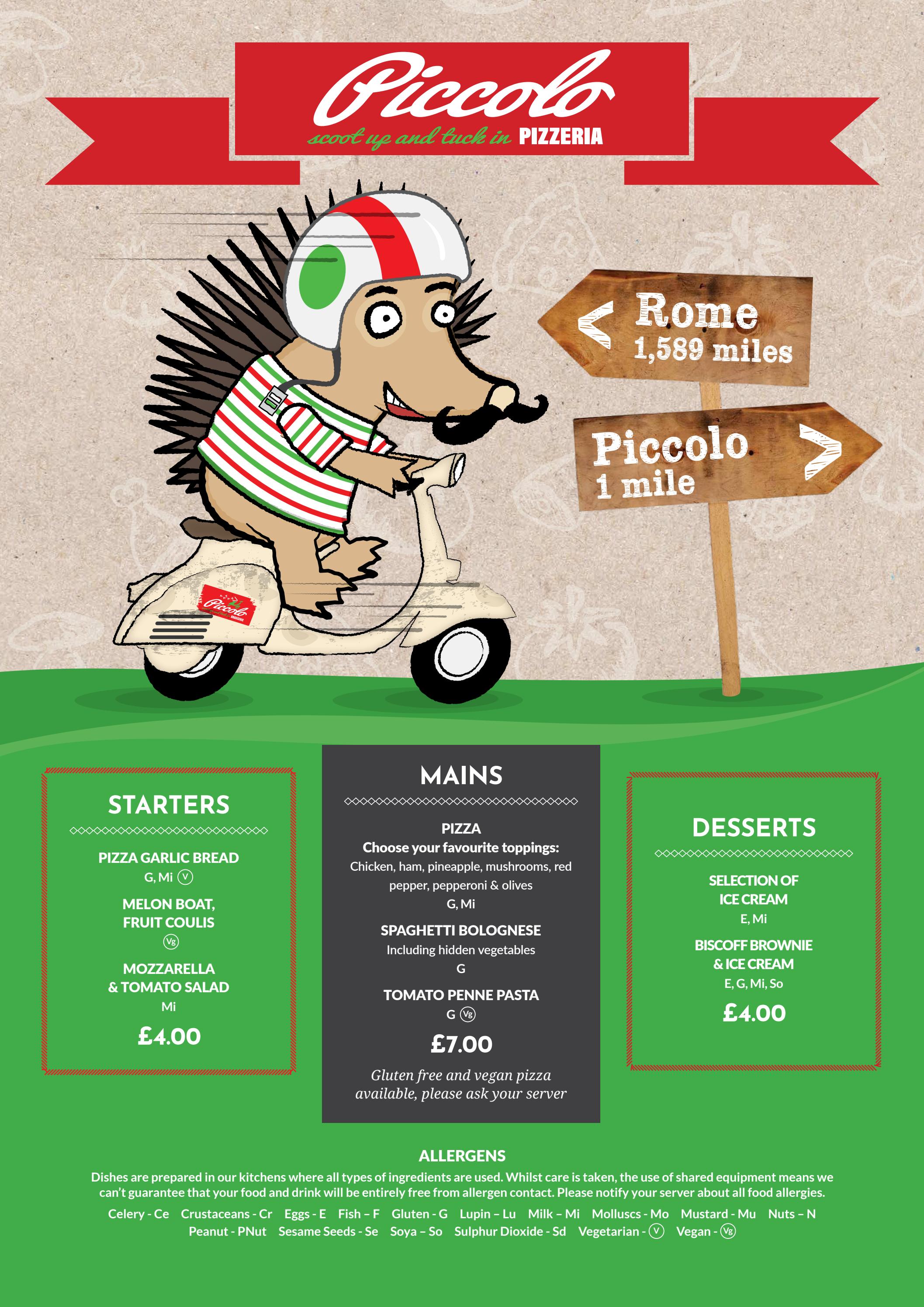 Piccolo Kids Menu by Crieff Hydro - Issuu