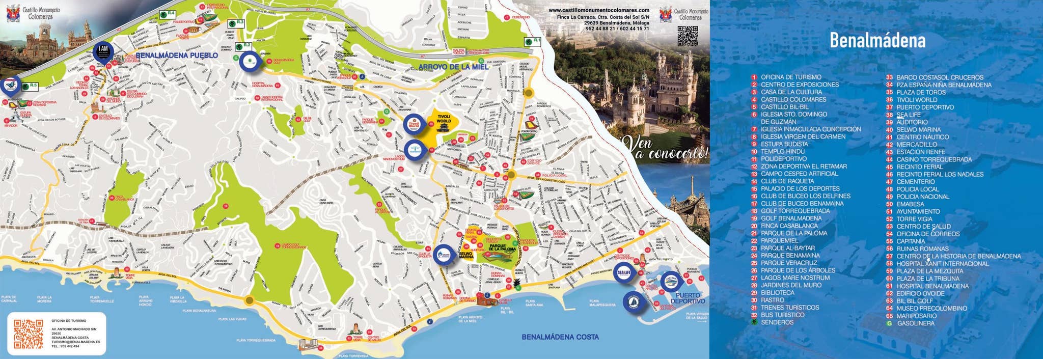 Benalmádena Tourist Map 2024 by editorialmic - Issuu