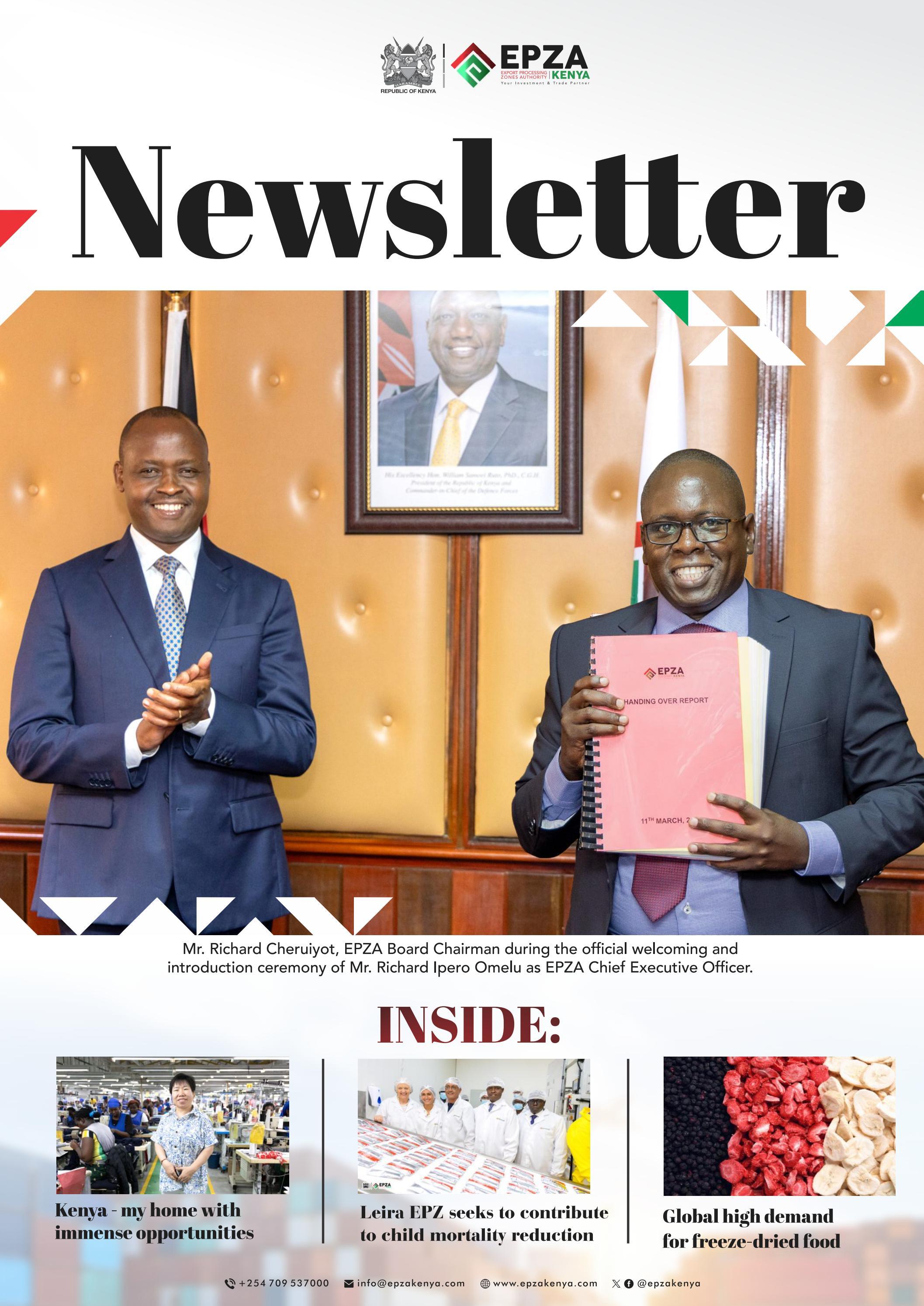 EPZA Newsletter by epzakenya - Issuu