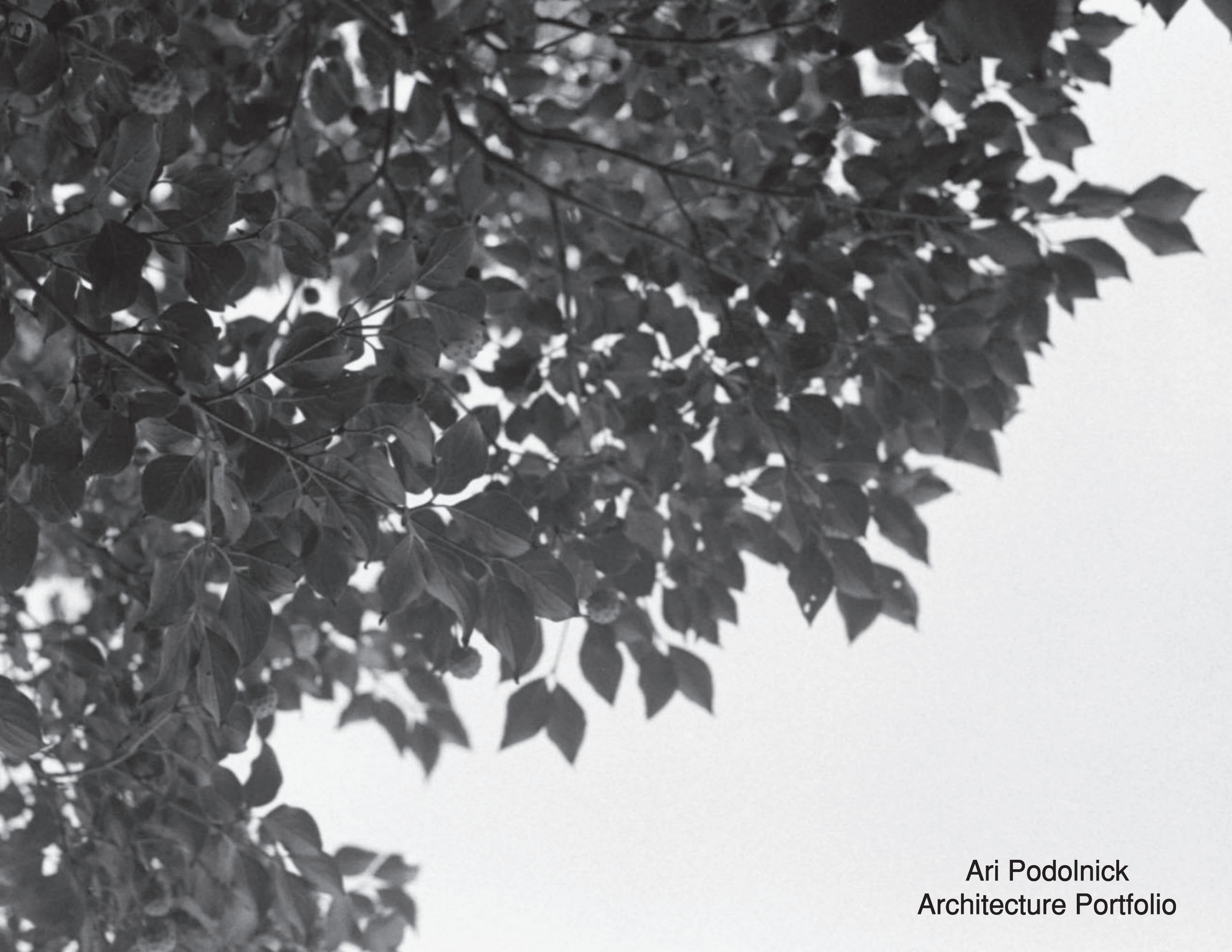 Ari Podolnick Architecture Portfolio by ari.podolnick - Issuu