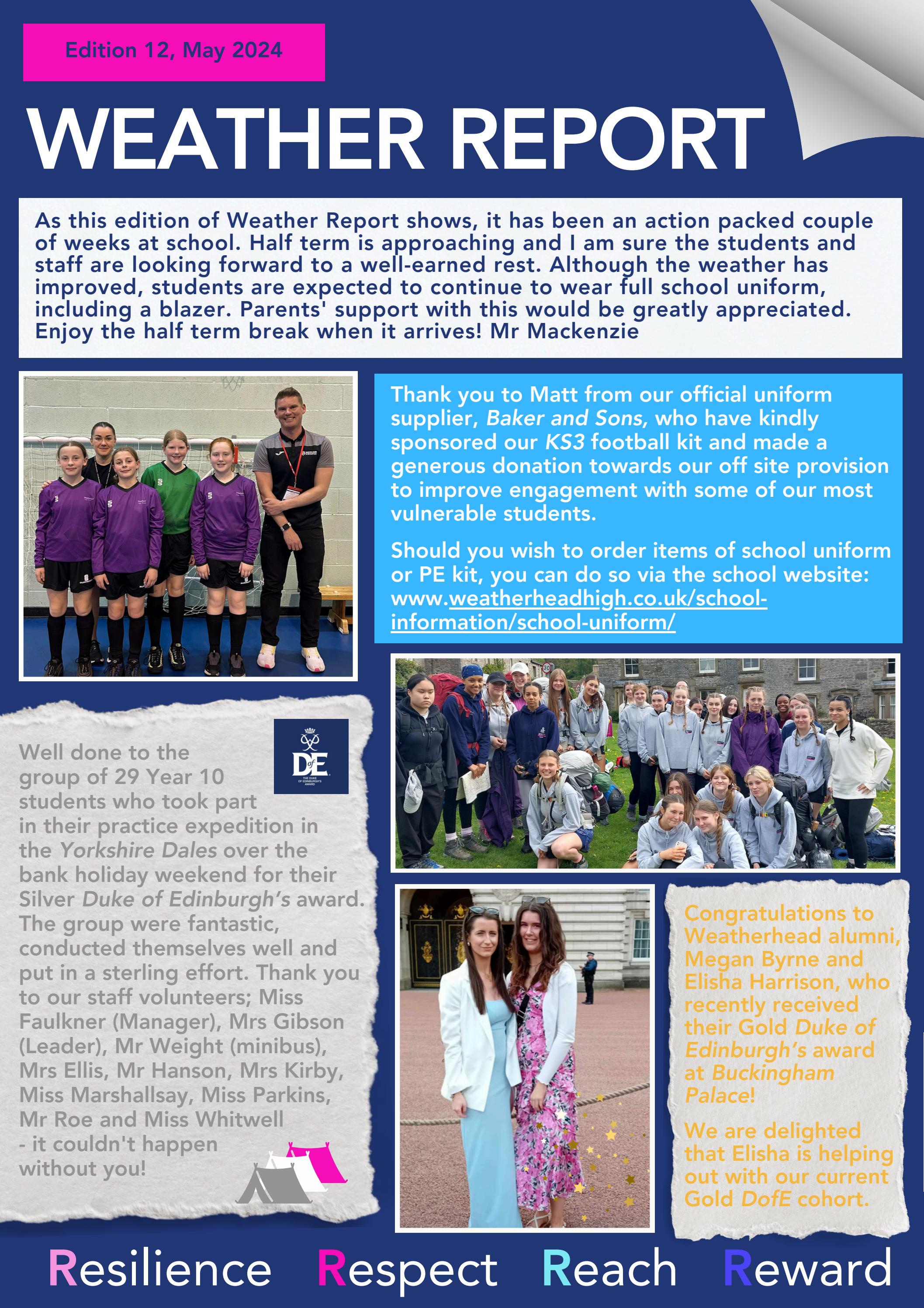 Weather Report by Weatherhead High School - Issuu