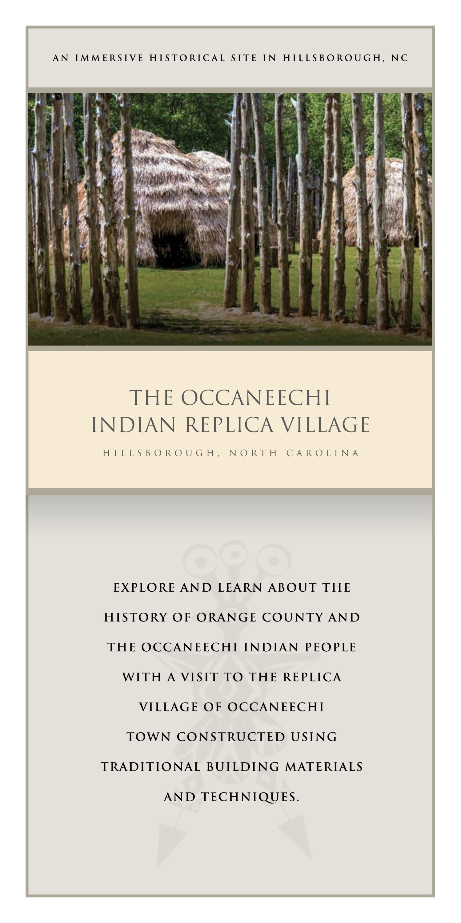 Occaneechi Indian Replica Village by Chapel Hill/Orange County Visitors ...