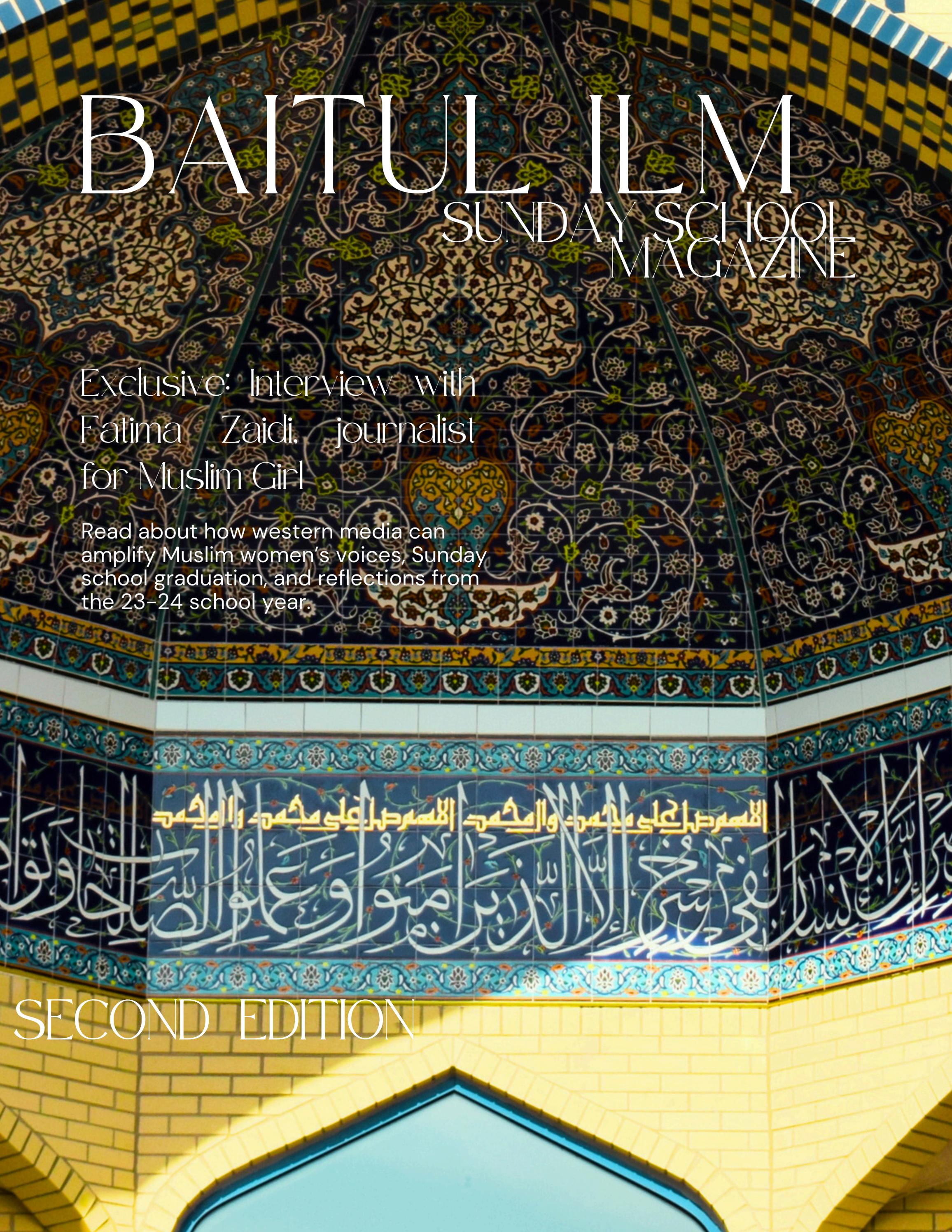Baitul Ilm Magazine Second Edition by Zahra Ghadeer - Issuu