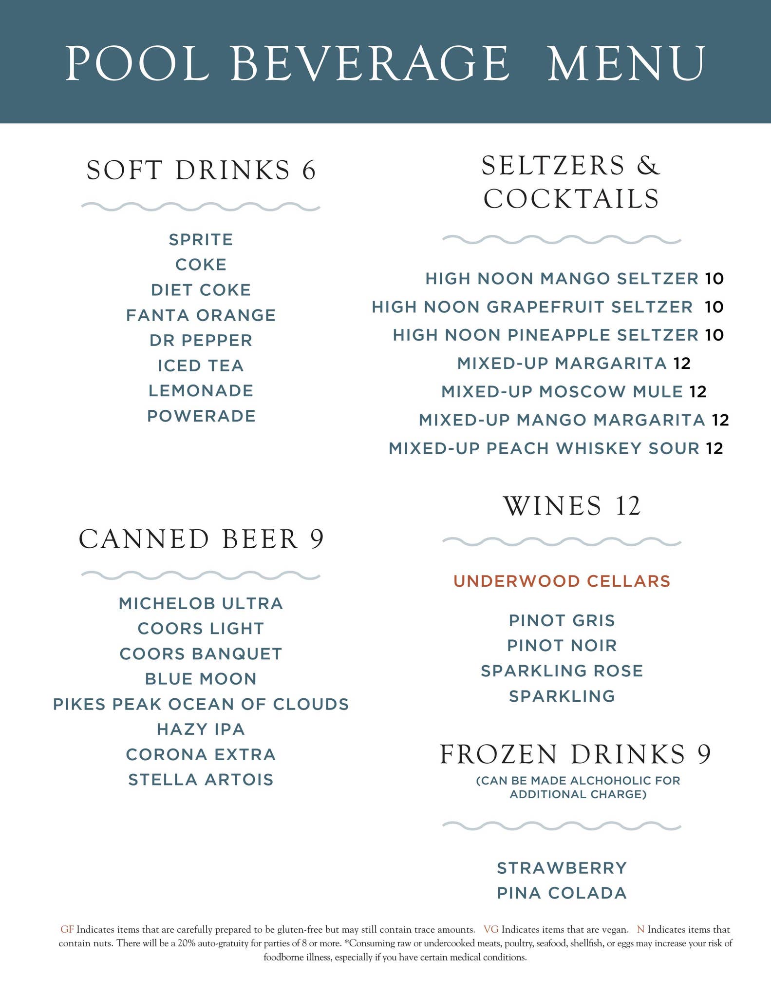 All Pools Beverage Menu RE_UPLOAD by gardenofthegodsresortandclub - Issuu