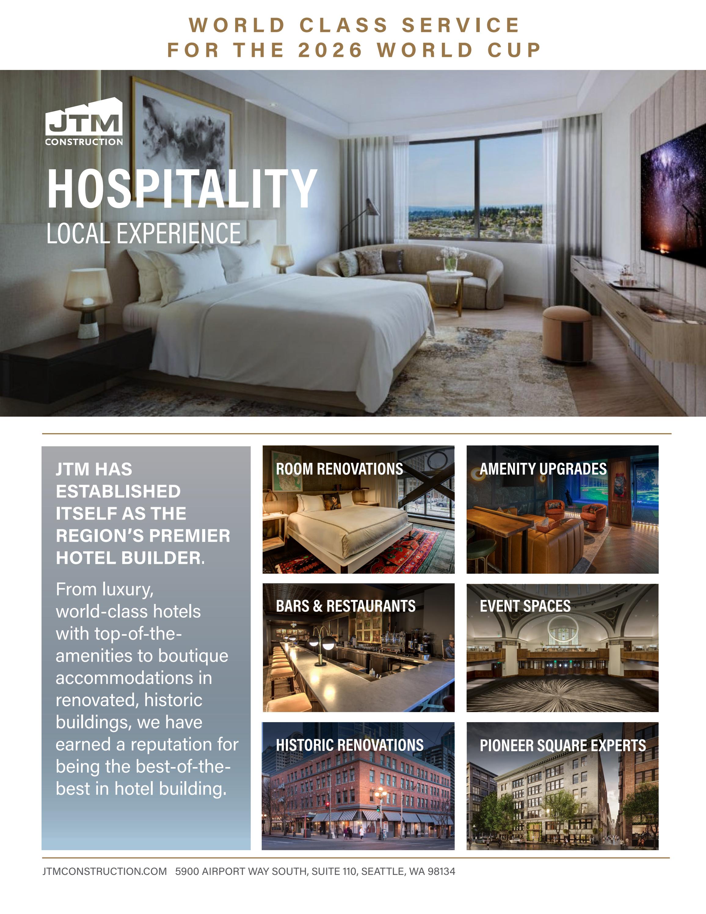 JTM Hospitality Experience by jtmconstructionseattle - Issuu