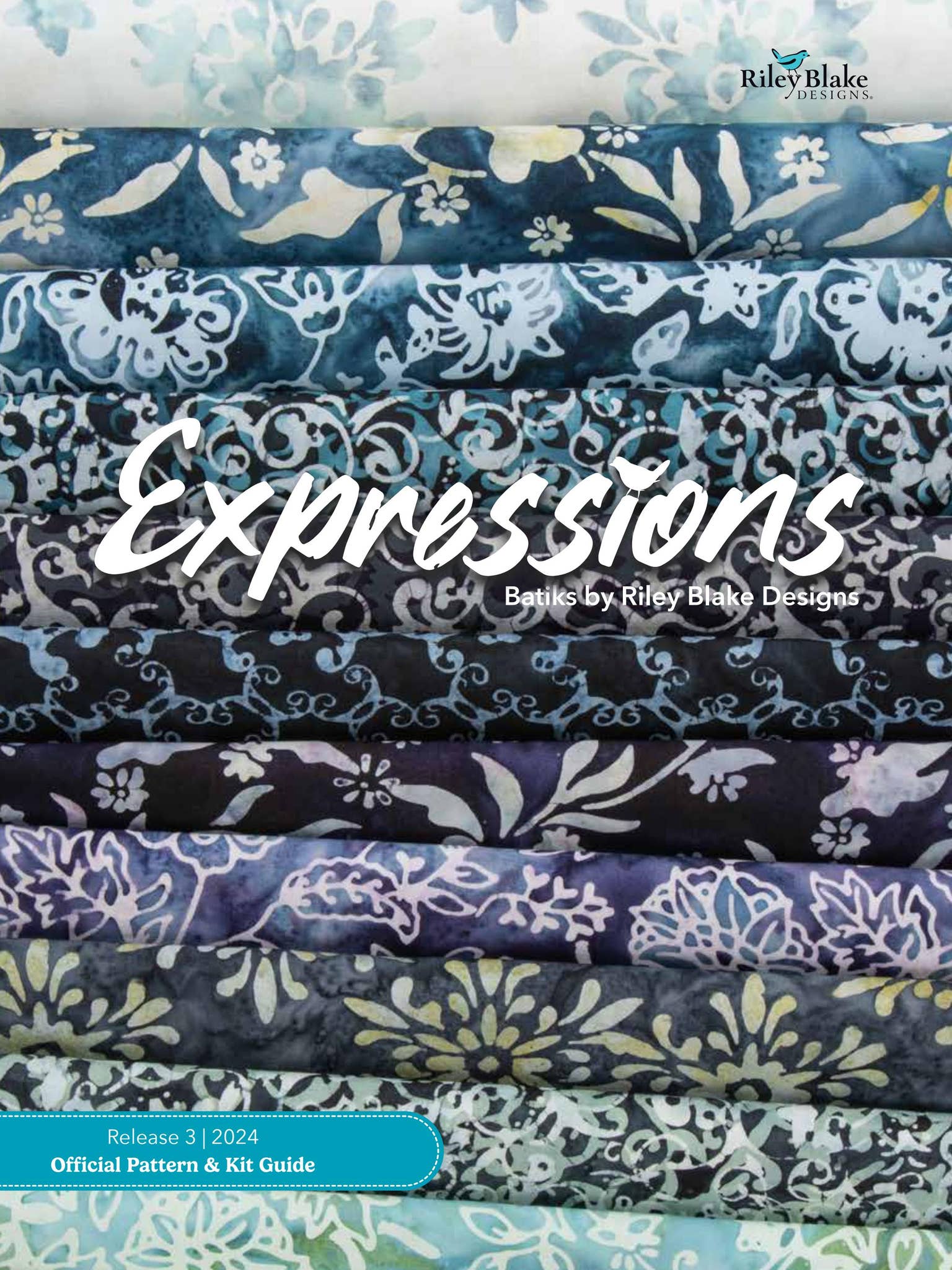 R3 2024 Batik Pattern and Kit Guide, Expressions Batiks by Riley Blake ...