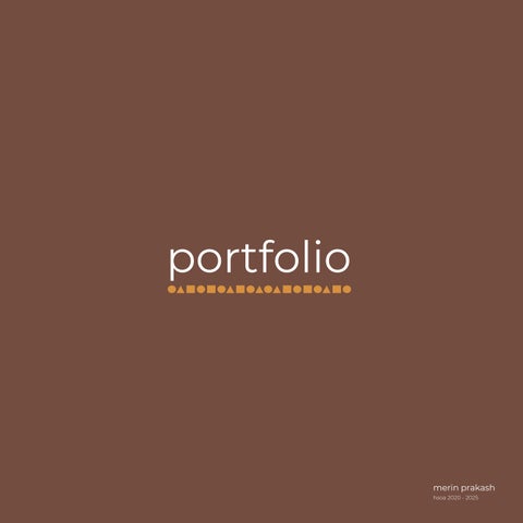 ARCHITECTURAL PORTFOLIO by MERIN PRAKASH - Issuu