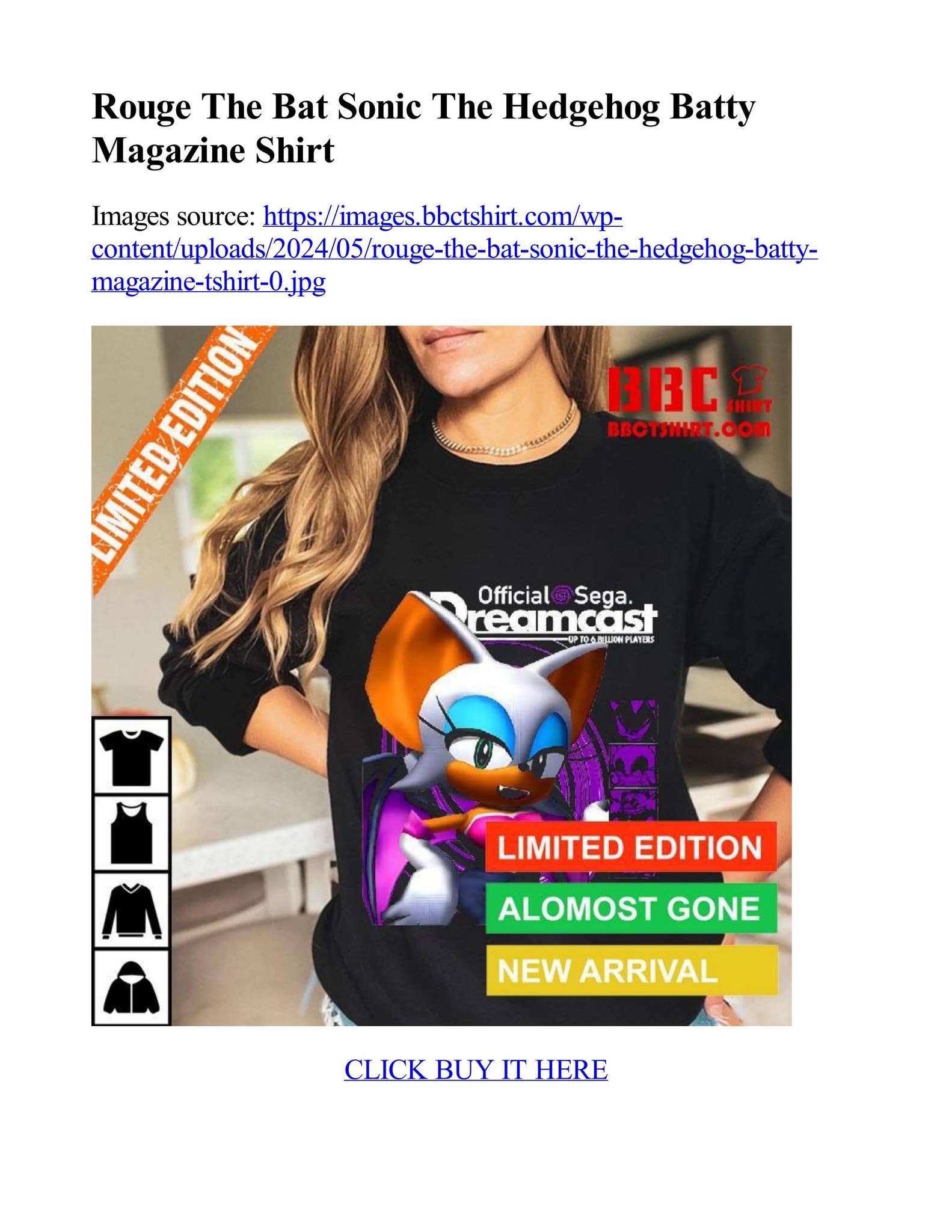 Rouge The Bat Sonic The Hedgehog Batty Magazine Shirt by bbctshirt - Issuu